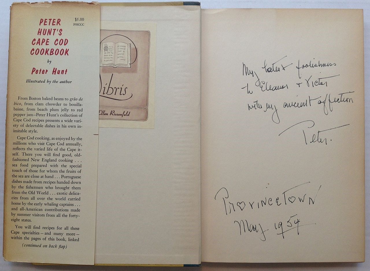 Peter Hunt's Cape Cod Cookbook by HUNT, Peter | Hardcover | 1954 ...