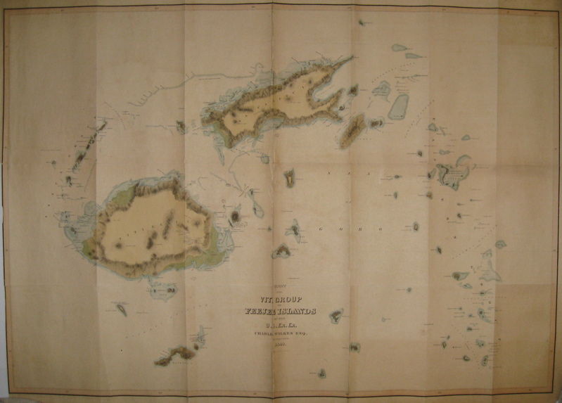 BIBLIO | Chart of the Viti Group or Feejee Islands by WILKES, Charles ...