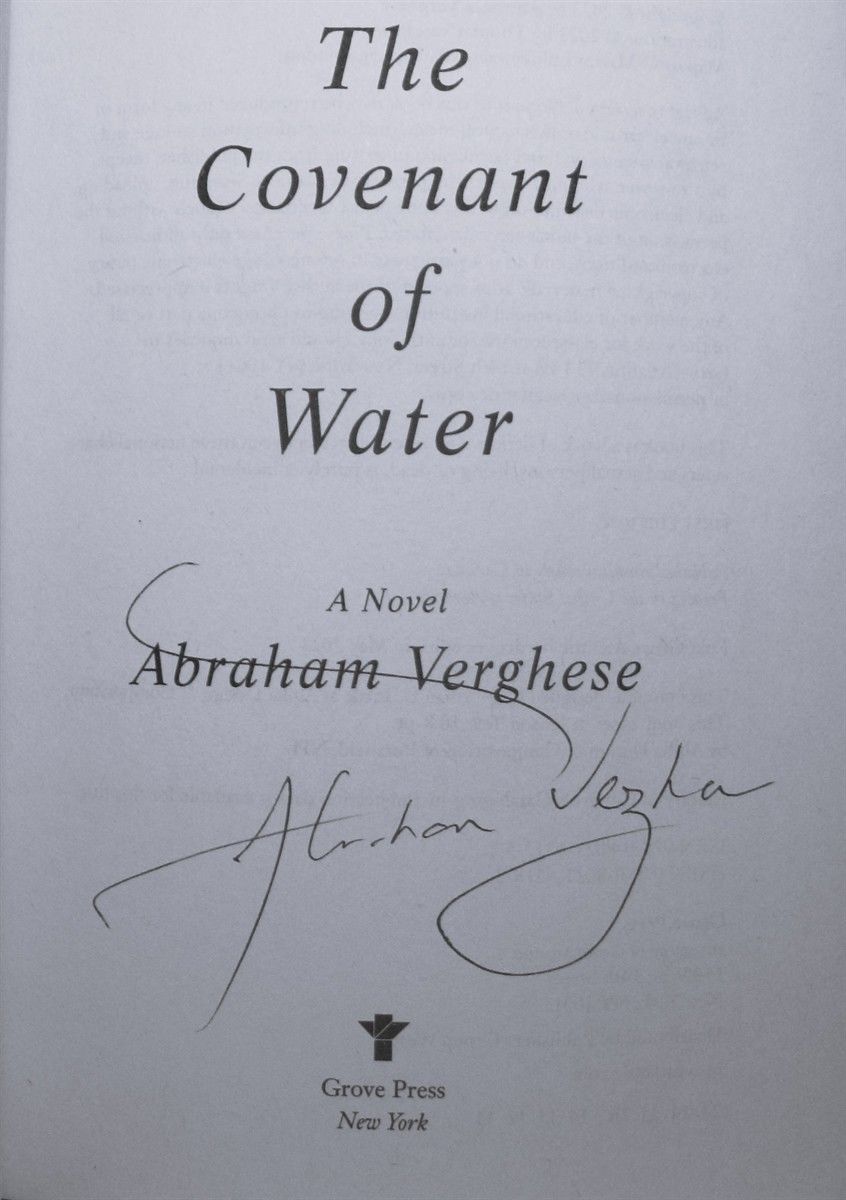 The Covenant of Water by Verghese, Abraham | Hardcover | 2023 | 1962-1987 | 9780802162175 | Biblio