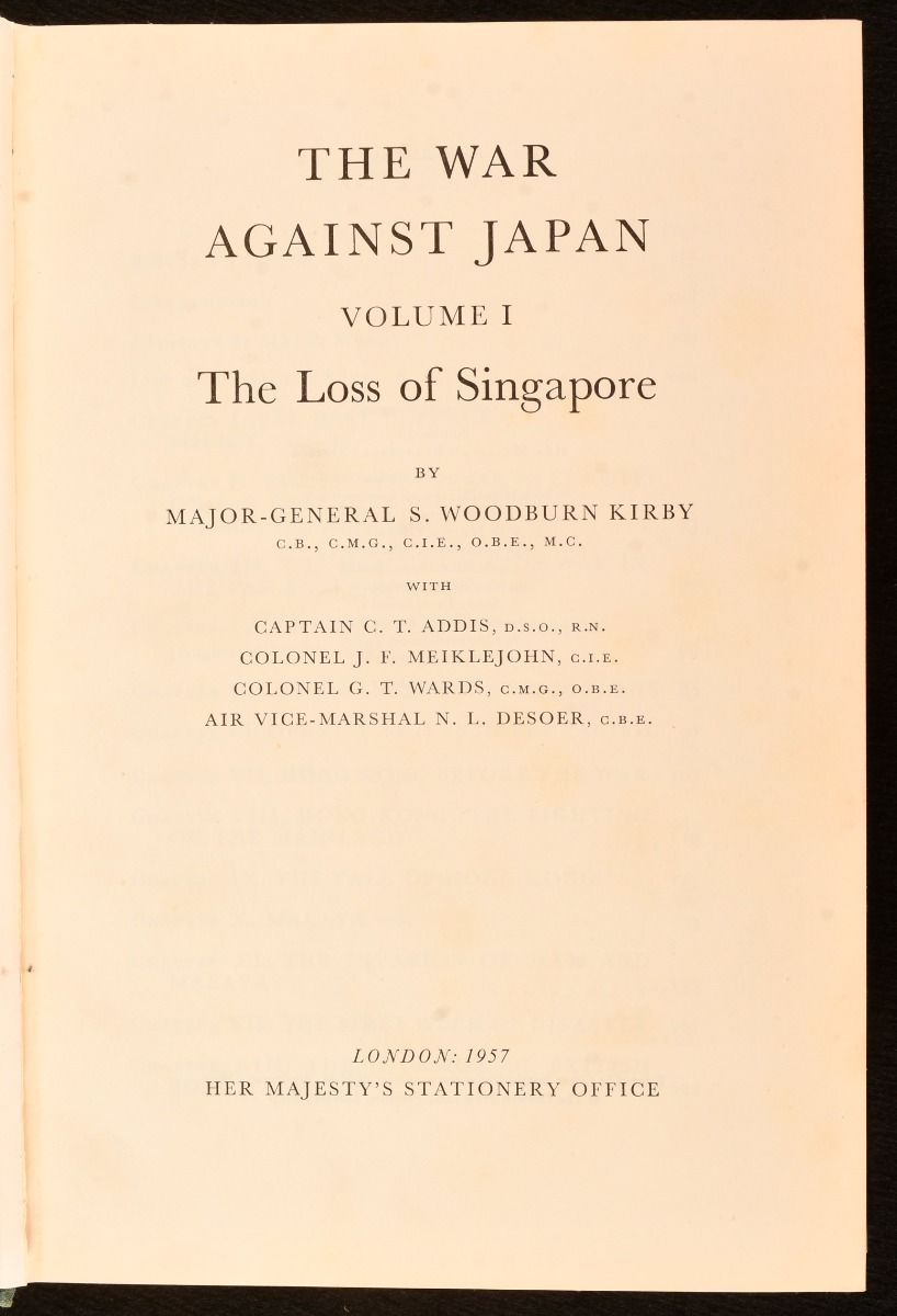 History of the Second World War by Major-General S. Woodburn Kirby; Major L. F. Ellis; Michael ...