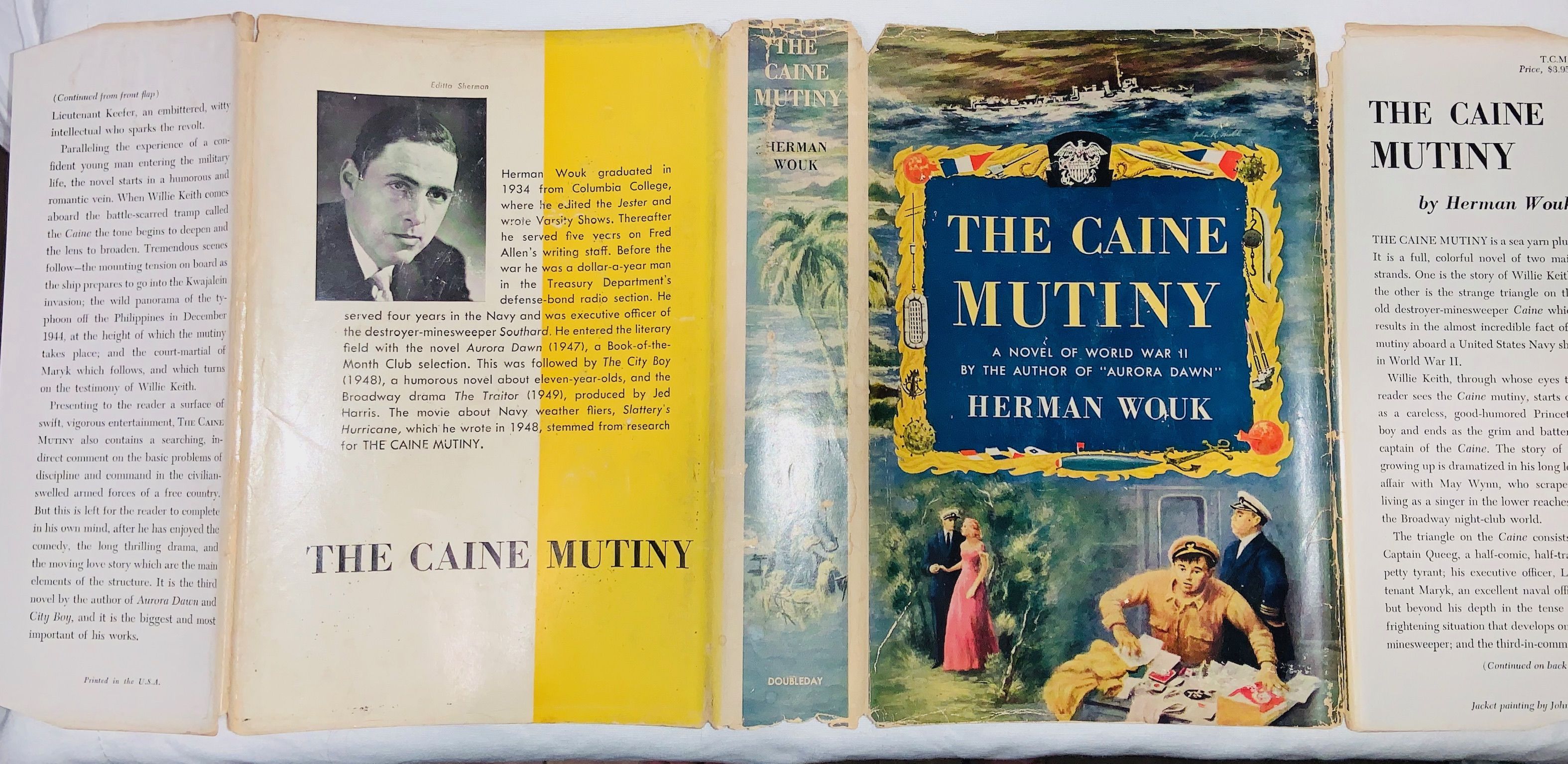The Caine Mutiny by Herman Wouk | 1951 | Doubleday | Biblio