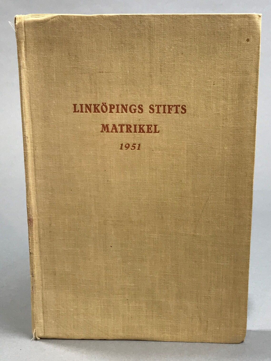 Linköpings stifts matrikel 1951. Utgiven av Ove Hassler, Bengt ...