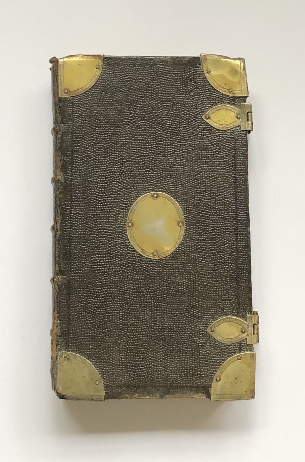 RARE EDITION IN ORIGINAL SHAGREEN AND METAL BINDING: The book of common ...