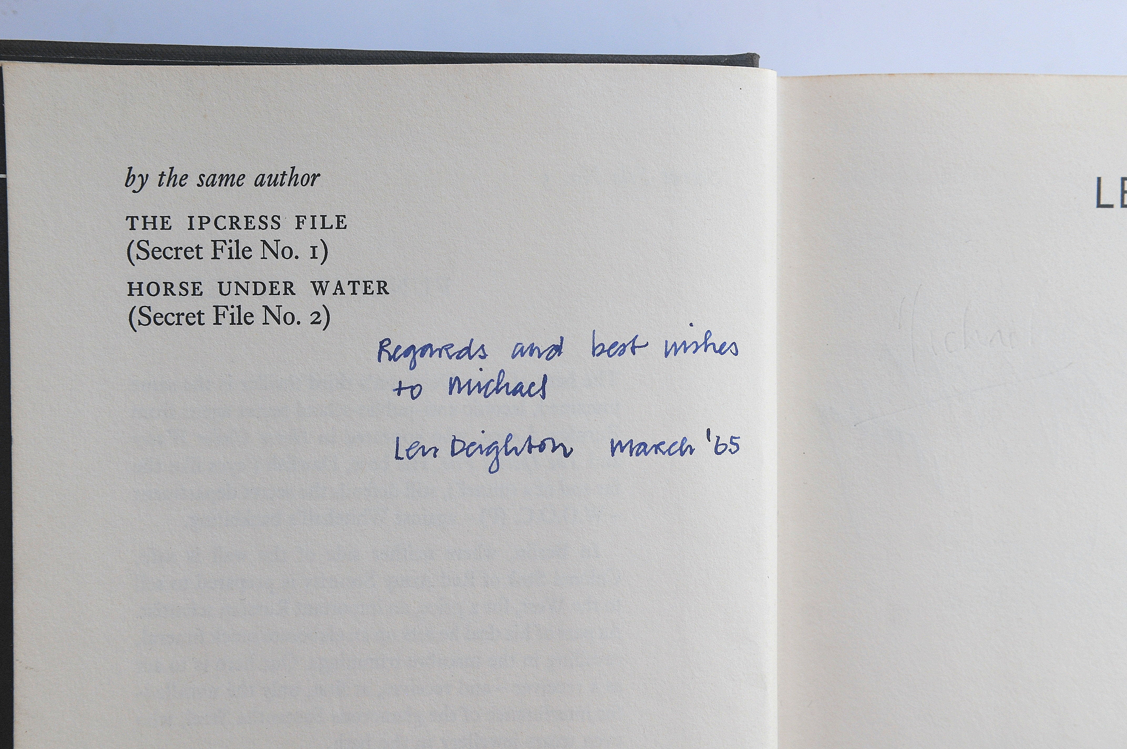 Funeral in Berlin (Signed 1st edition) by Deighton, Len | Hardcover ...