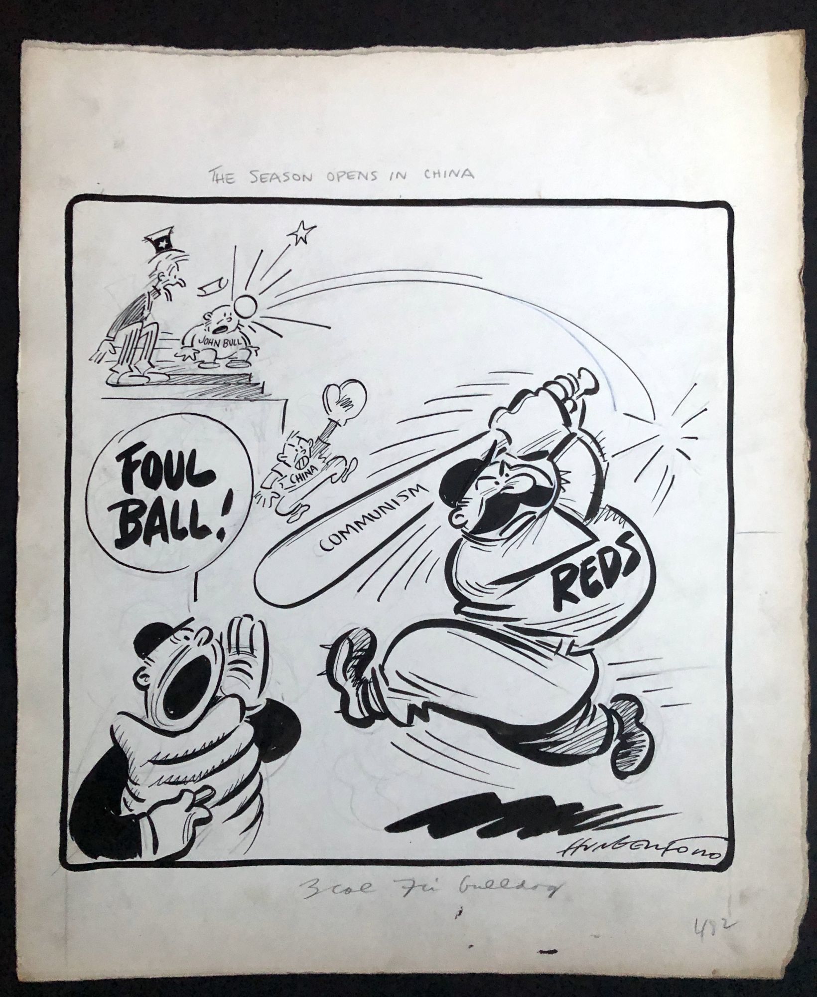 1940s original editorial cartoon for the Pittsburgh Post-Gazette: The ...