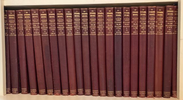 ENCYCLOPEDIA BRITANNICA, 11th Edition plus 12th and 13th Editions, 35 ...