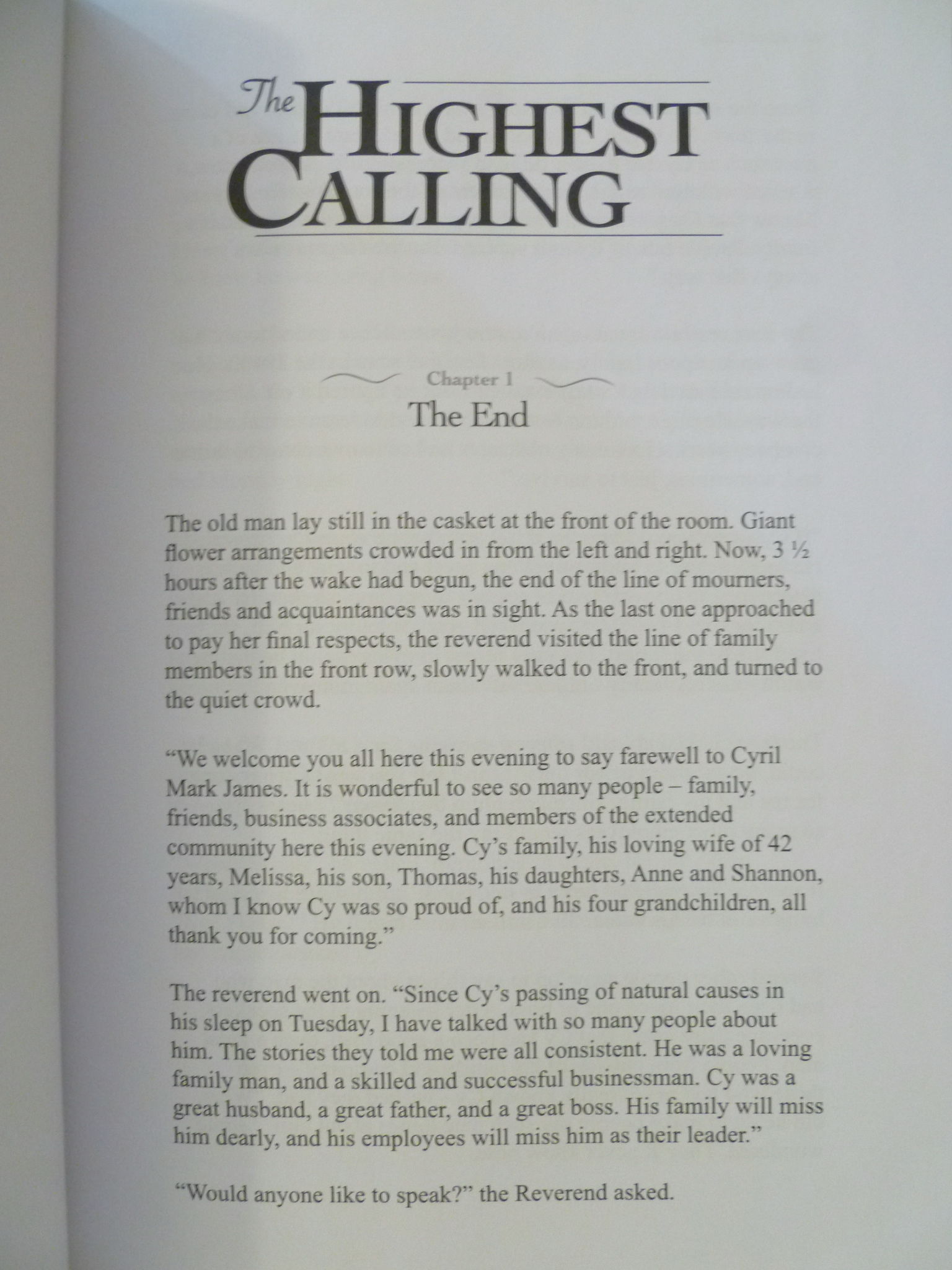 The Highest Calling by Janesky, Lawrence | Hardcover | 2009 | Relia ...