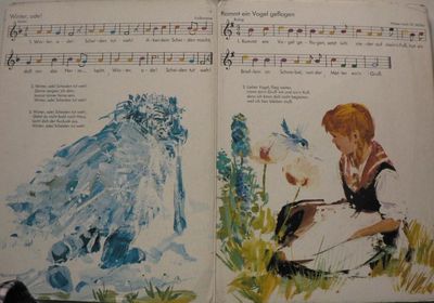 Ri-ra-rutsch und andere bekannte Kinderlieder. Mit bunten Noten für ...