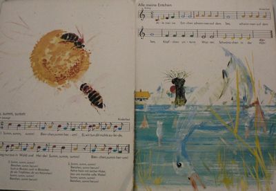 Ri-ra-rutsch und andere bekannte Kinderlieder. Mit bunten Noten für ...