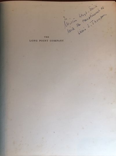 The Long Point Company by Thompson, Lewis S | Green and Gilt Cloth ...