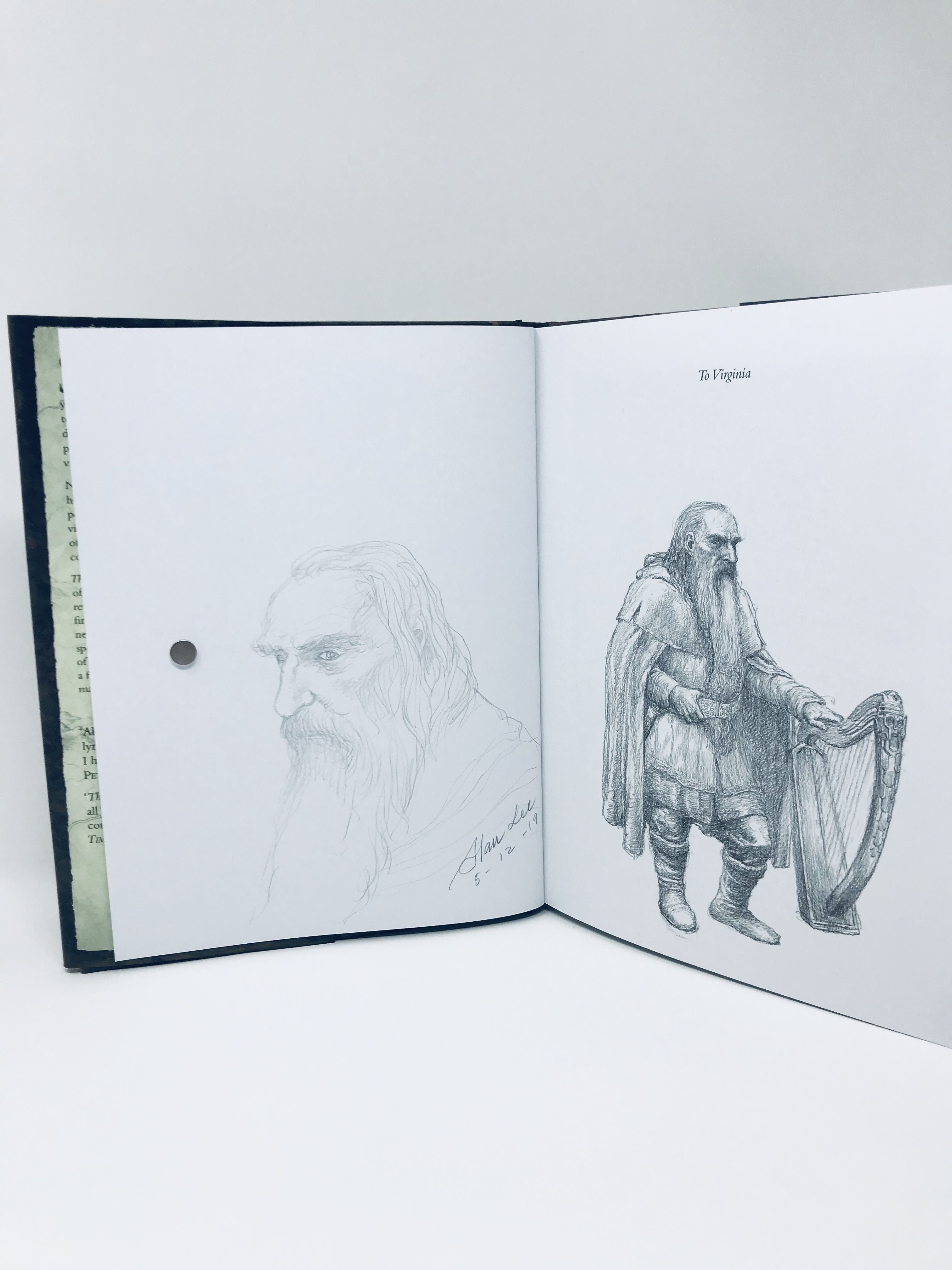BIBLIO | The Hobbit Sketchbook - SIGNED PUBLICATION DATED AND LOCATED ...