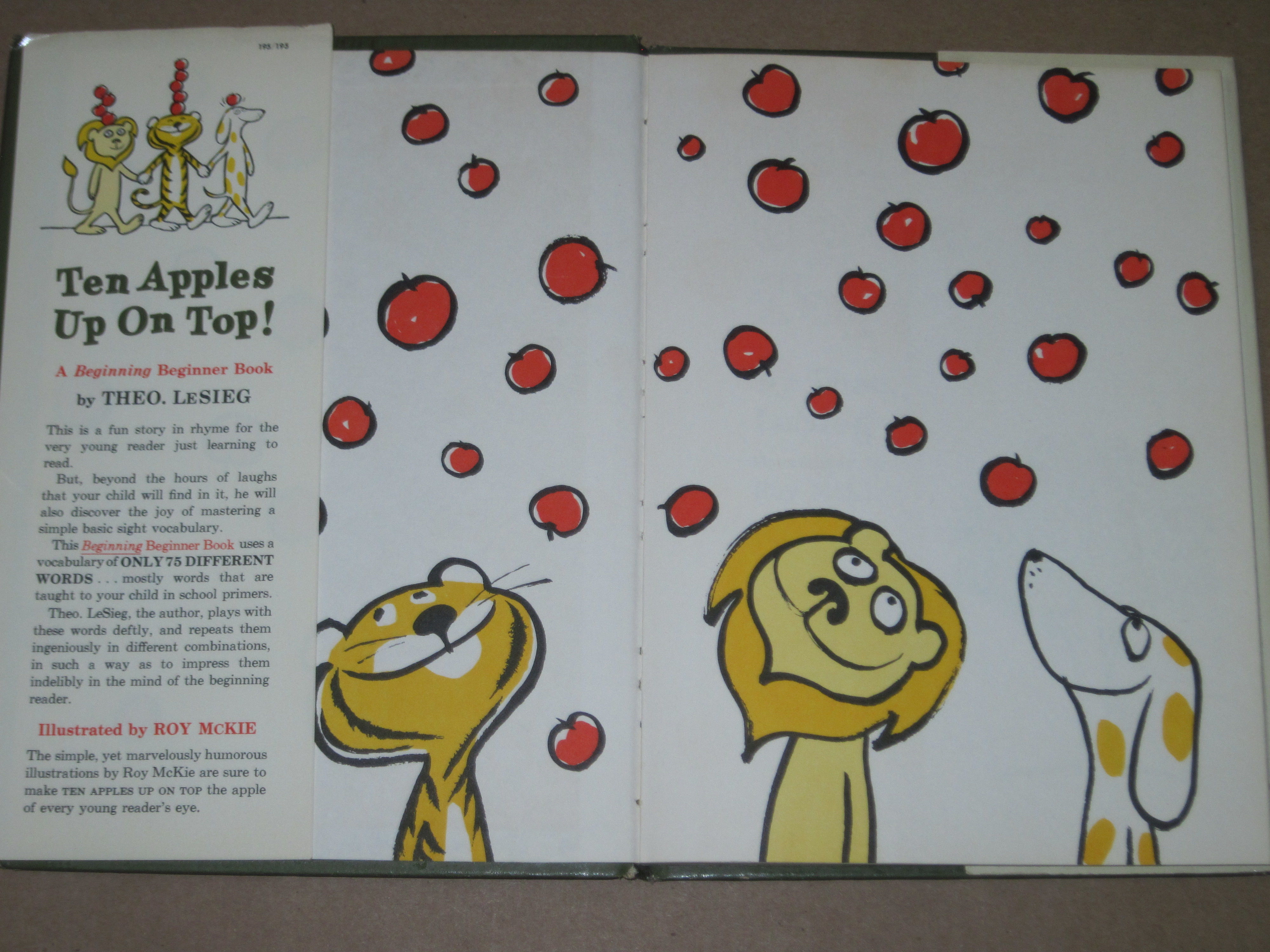Ten Apples Up On Top! by Theo. LeSieg(Dr. Seuss) | 1961 | Random House ...