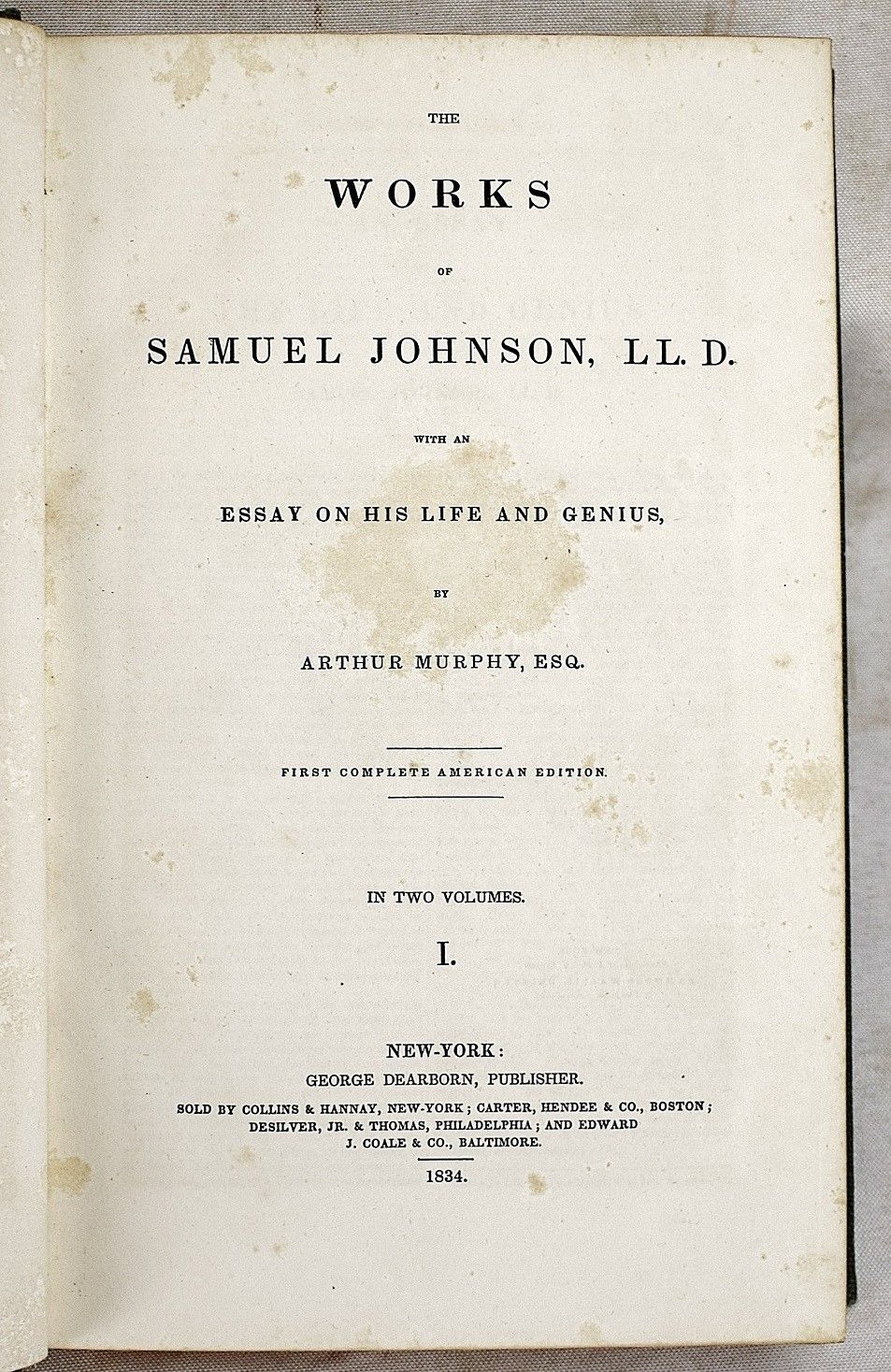The Works of Samuel Johnson, L.L.D.: With an Essay on his Life and ...