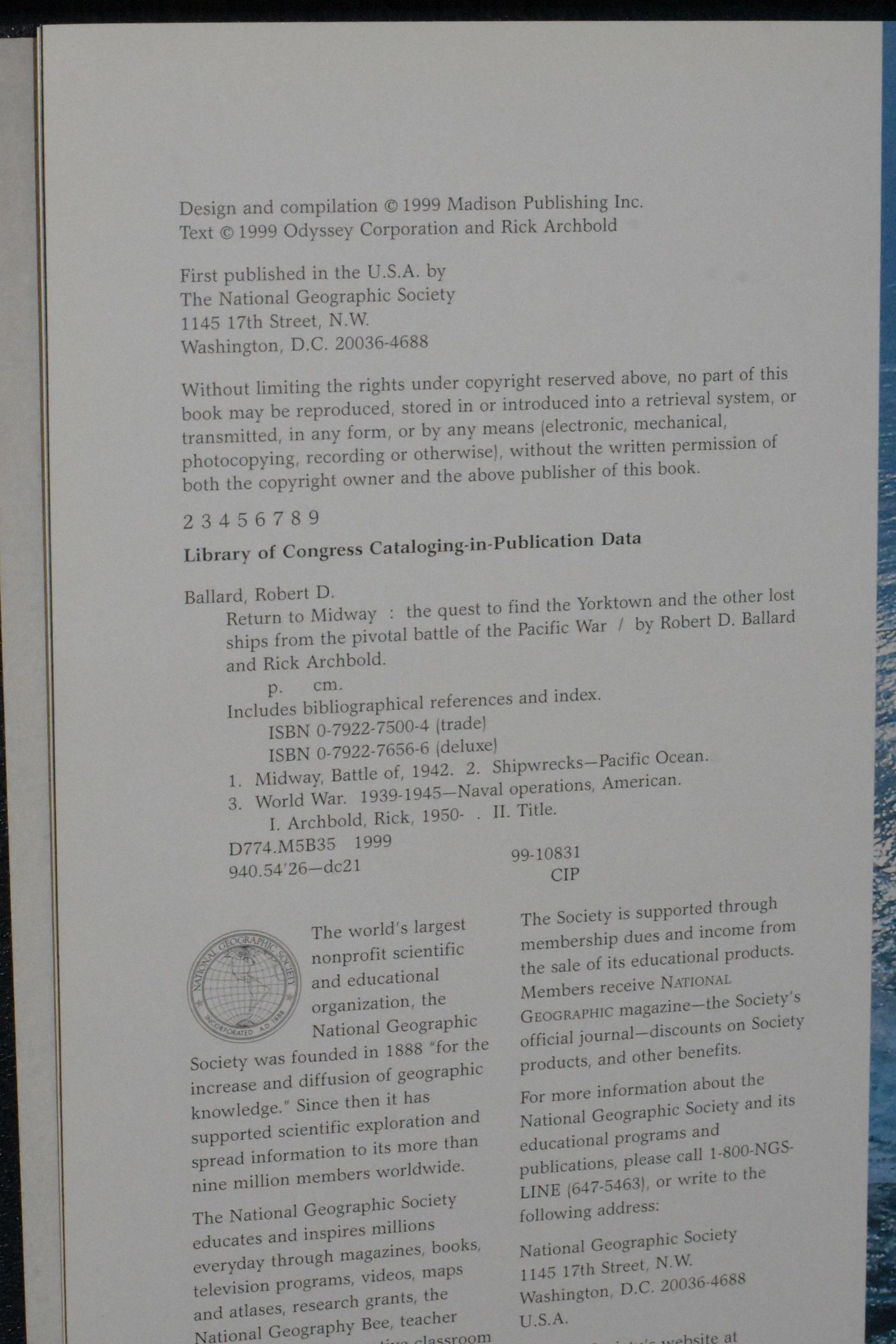 Return to Midway by Robert D. Ballard, Rick Archbold | Hardcover | 1999 ...