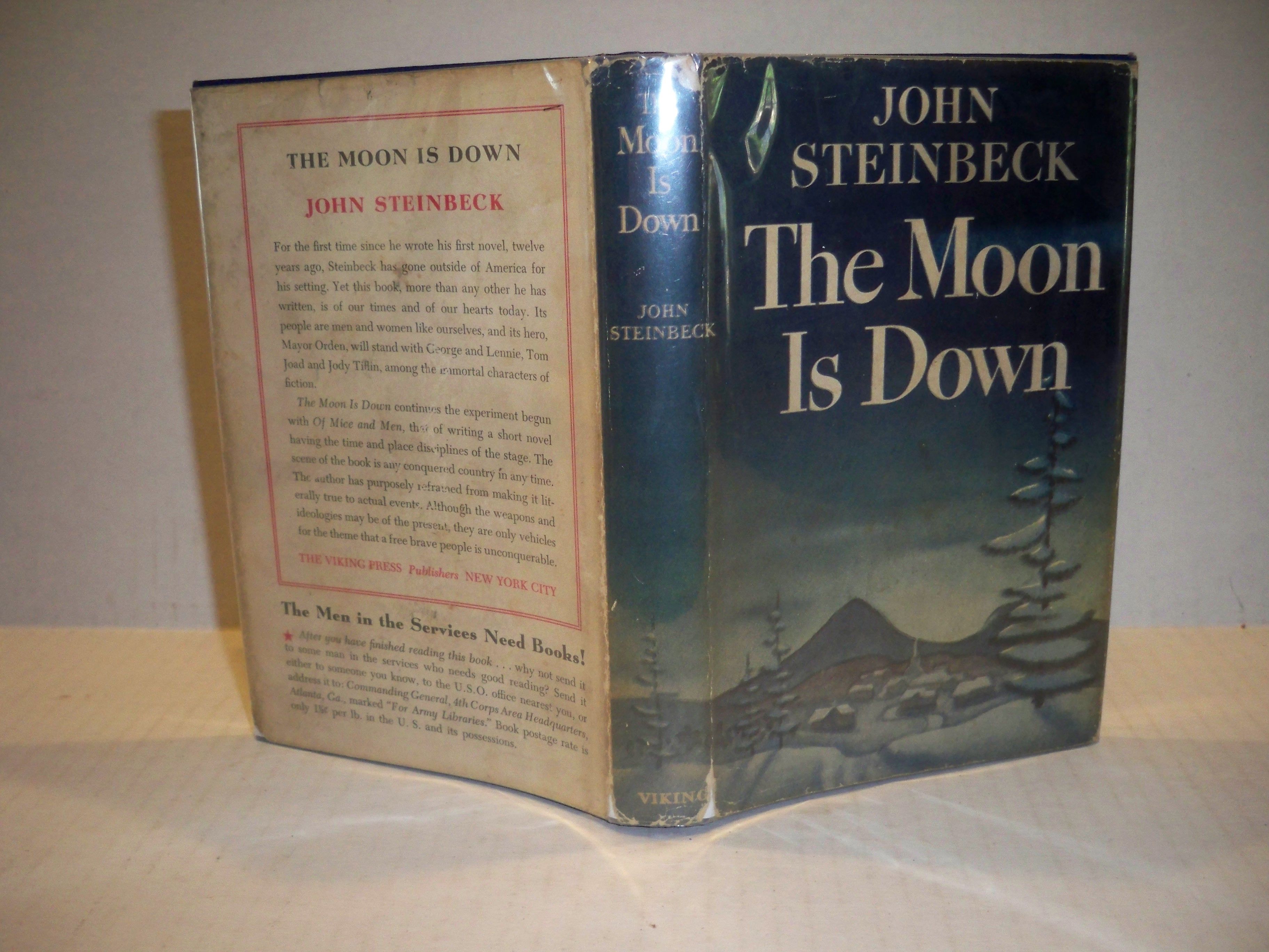 The Moon is Down by John Steinbeck | Hardcover | 1942 | The Viking ...