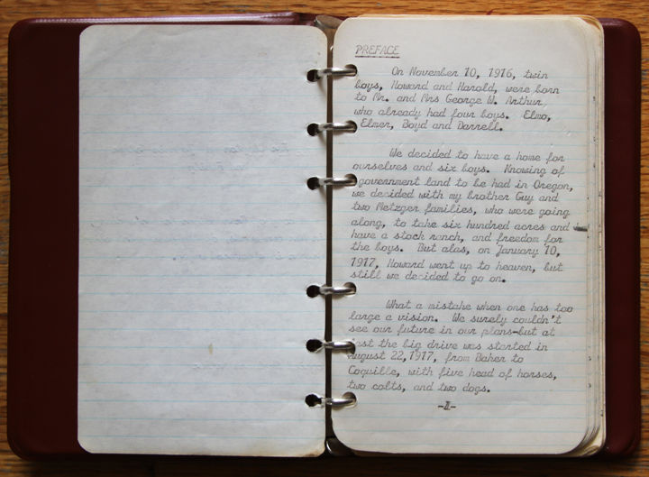 Diary of Maud G. Arthur, of Baker City, Baker County, Oregon, kept while Traveling by Covered ...