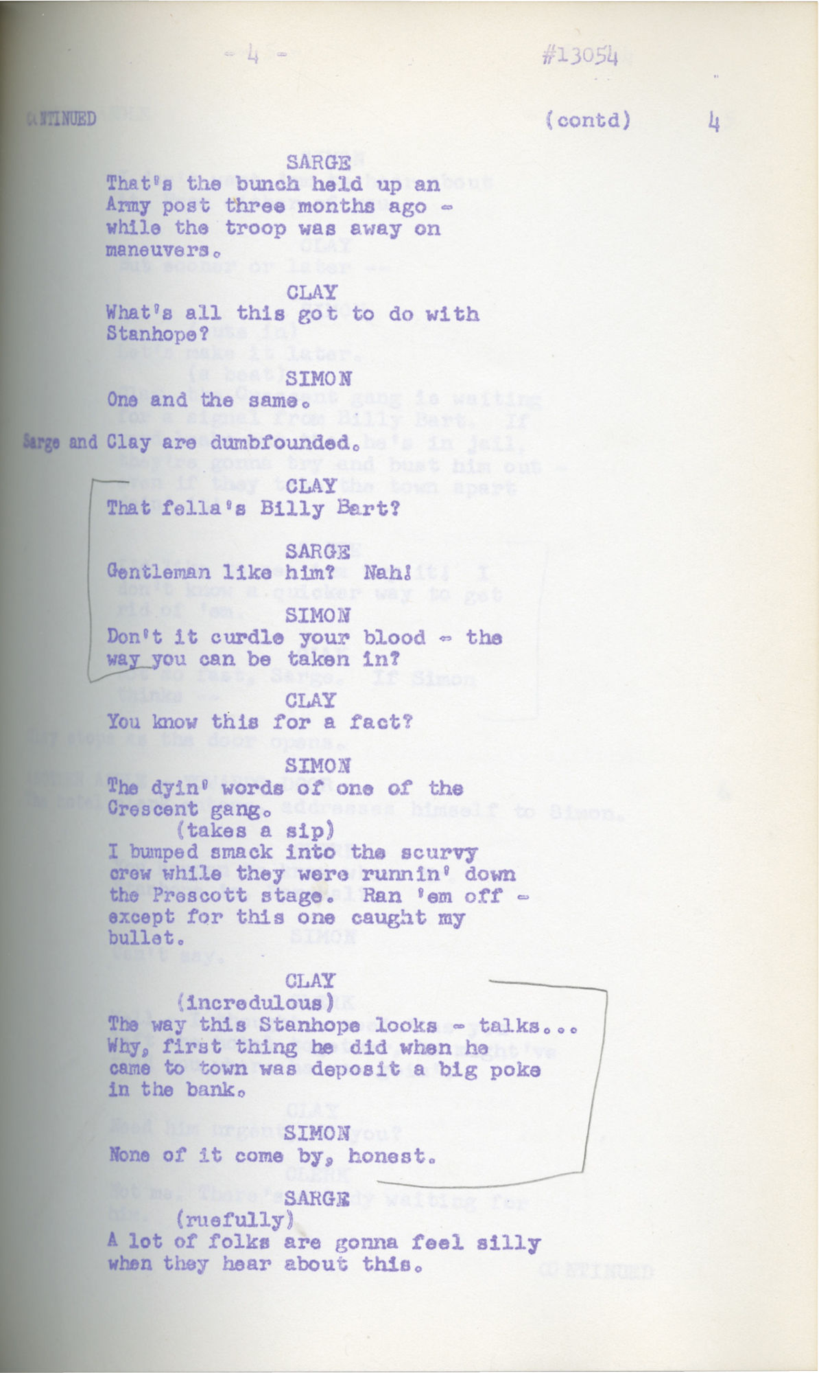 The Deputy (Archive of 26 scripts from the television Western series ...