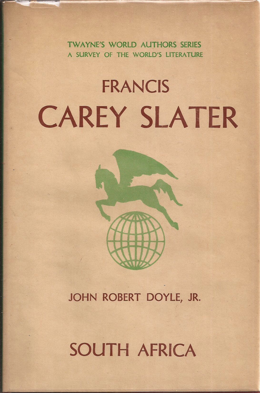 Francis Carey Slater (inscribed) by Doyle, John Robert Jr. (on Francis ...