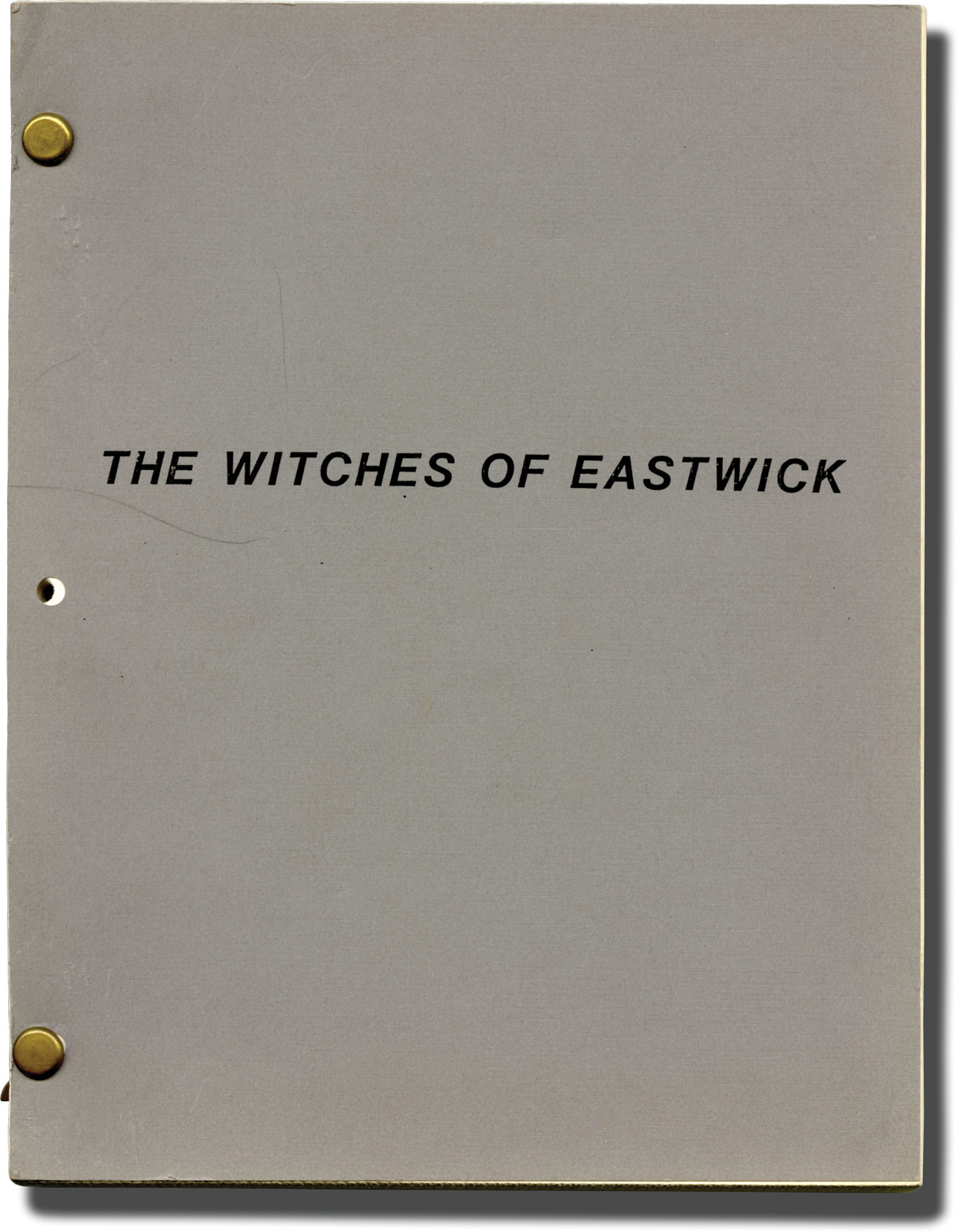 The Witches of Eastwick (Original screenplay for the 1987 film) by ...