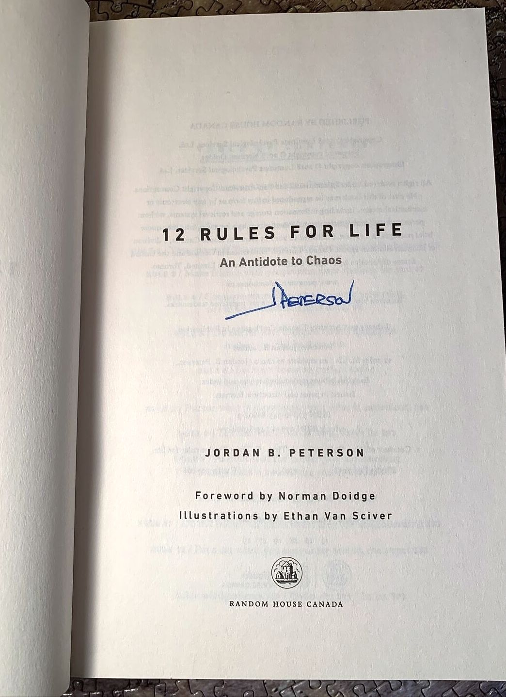 12 Rules for Life: An Antidote to Chaos by Jordan B. Peterson | Hardcover | 2018 | Random House ...
