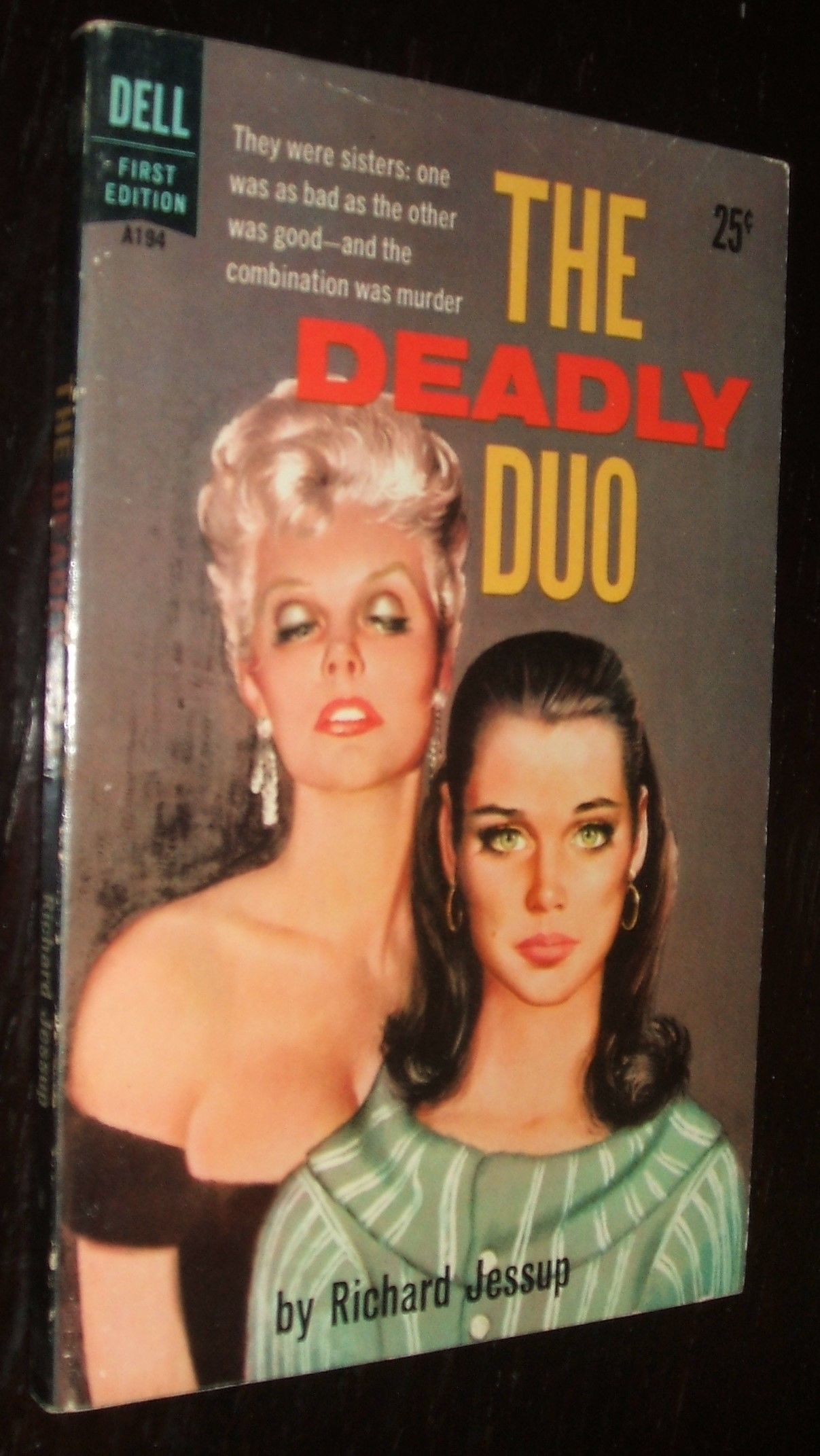 The Deadly Duo /// by Ricahrd Jessup | Mass Market Paperback | 1959 | Dell Publishing | Biblio