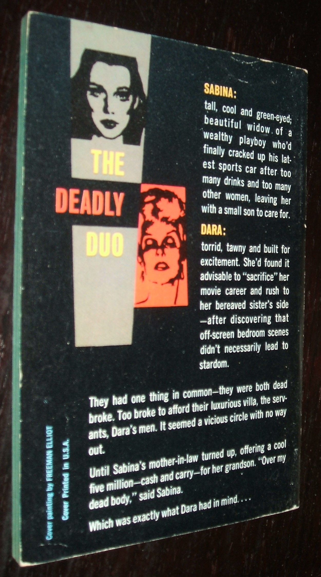 The Deadly Duo /// by Ricahrd Jessup | Mass Market Paperback | 1959 | Dell Publishing | Biblio