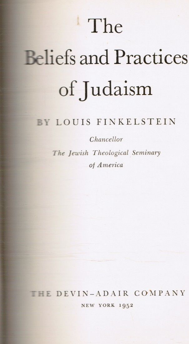 Judaism Beliefs And Practices