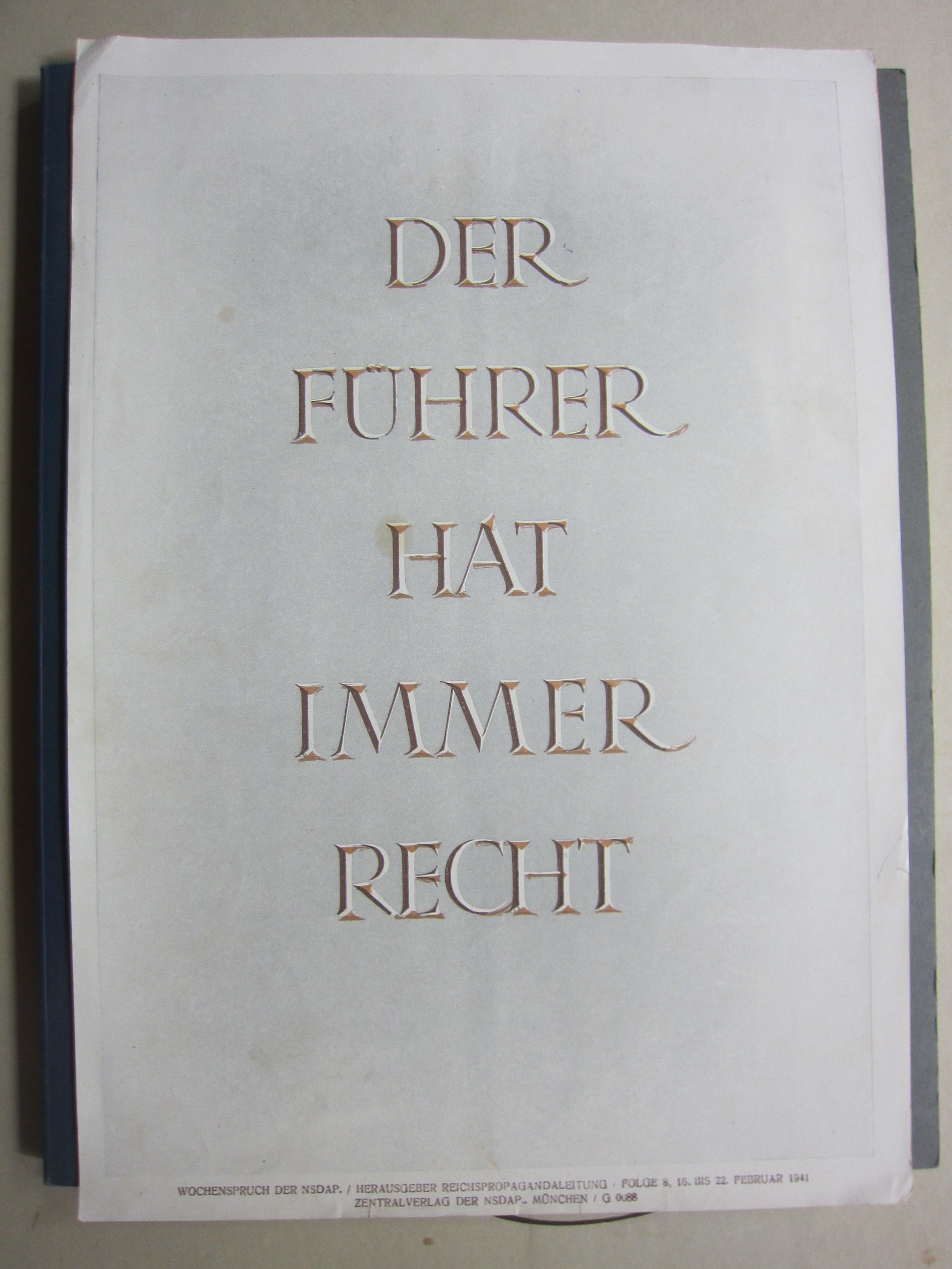 NSDAP weekly nazi propaganda posters Zentralverlag der NSDAP, Franz ...