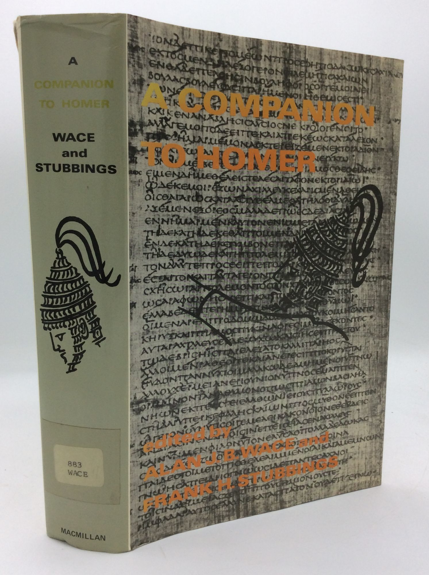 BIBLIO | A COMPANION TO HOMER by Alan J.B. Wace and Frank H. Stubbings ...