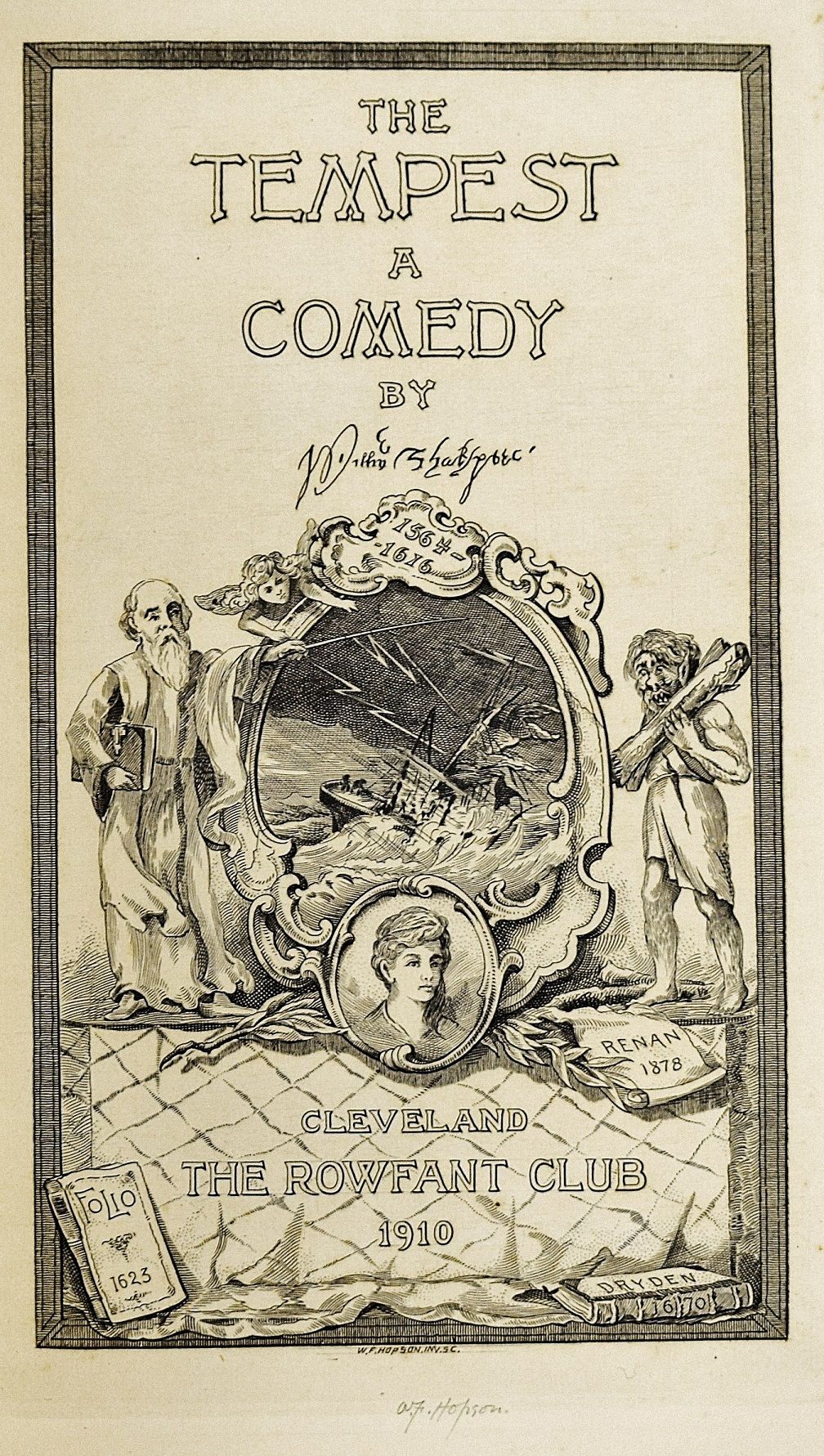 The Tempest: A Comedy (Reprinted from the Folio of 1623) by Sir ...