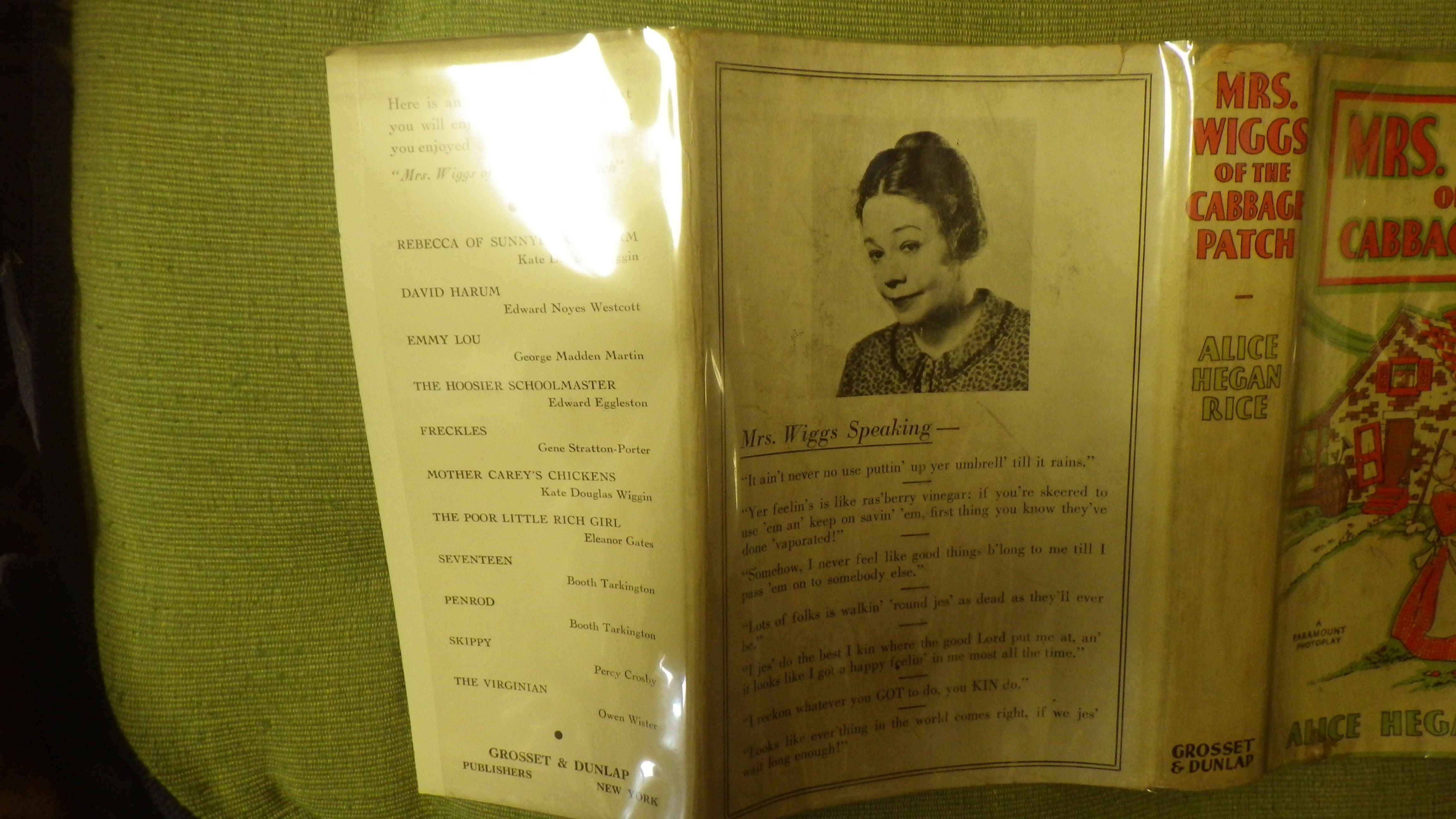 Mrs. Wiggs of The Cabbage Patch ( Paramount Photoplay Illustrated with ...