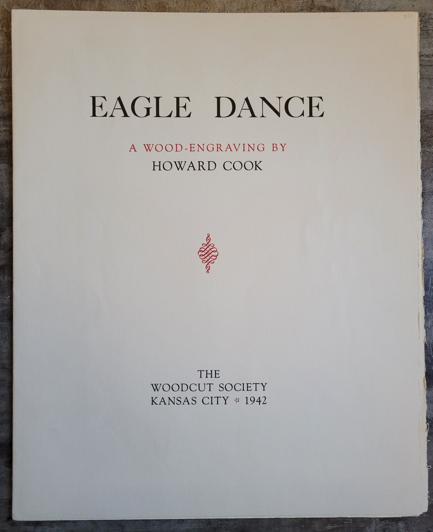 Howard Cook Eagle Dance 1942 Woodcut Society Ltd Ed wood engraving ...