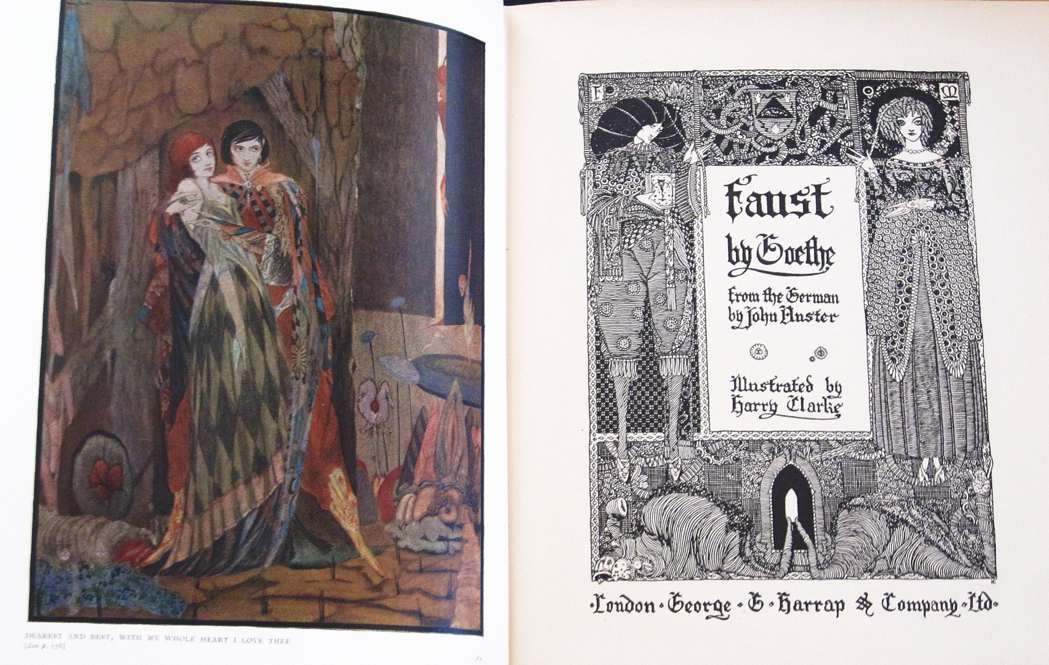 Goethe's Faust with Illustrations by Harry Clarke [Limited Edition ...