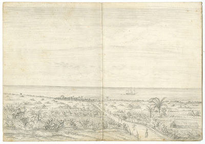 [THREE ORIGINAL PENCIL SKETCHES OF 19th- CENTURY BRITISH COLONIAL ...