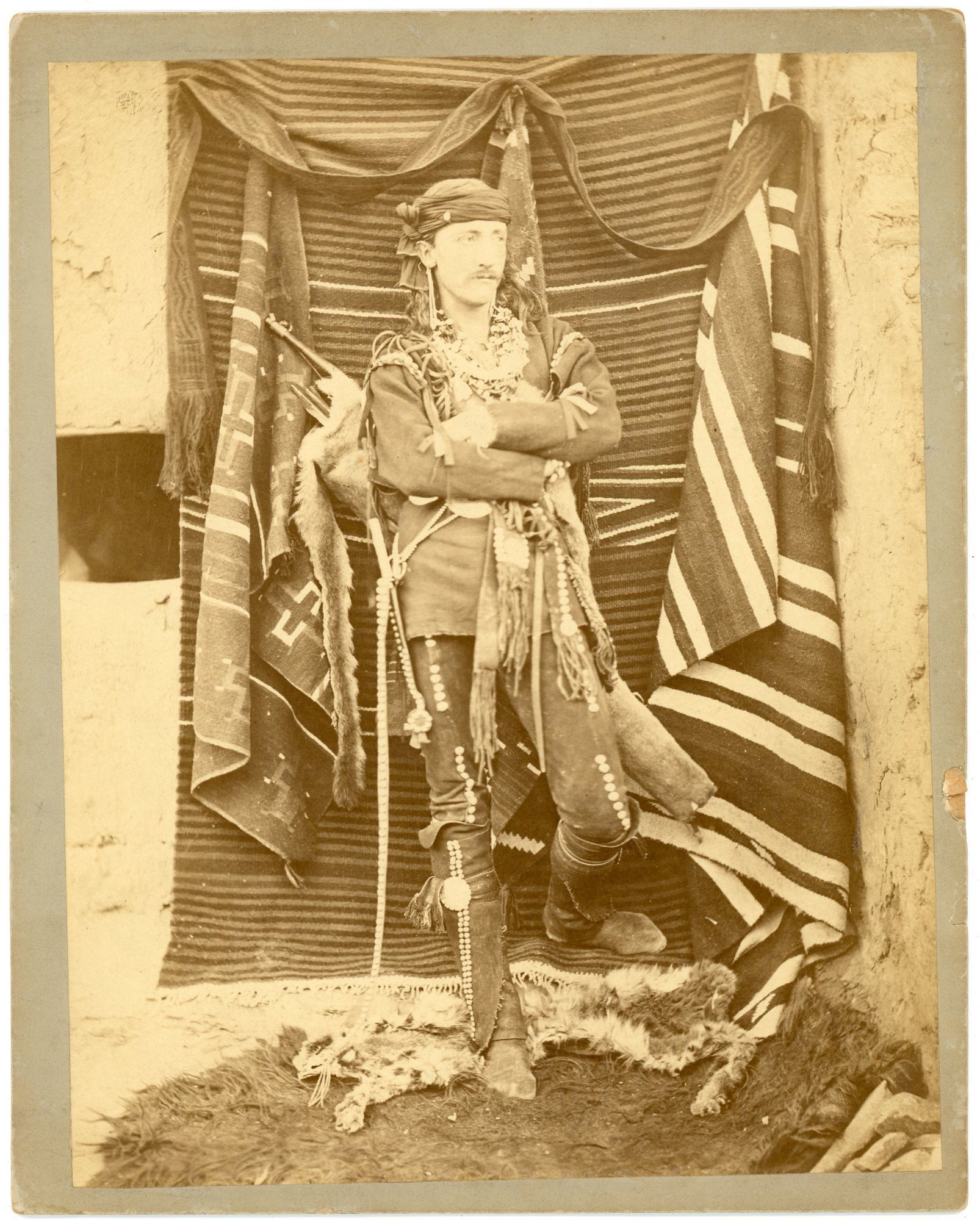 Photograph of Frank Hamilton Cushing in Zuni Dress c. 1882-1883 ...