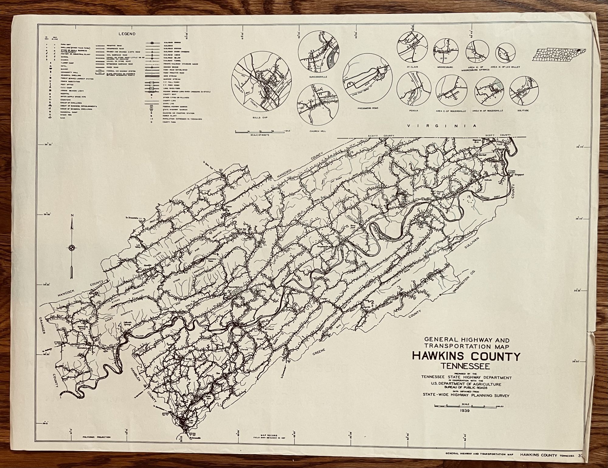 Full Map Of Tennessee State And Interstate Hwys General Highway And