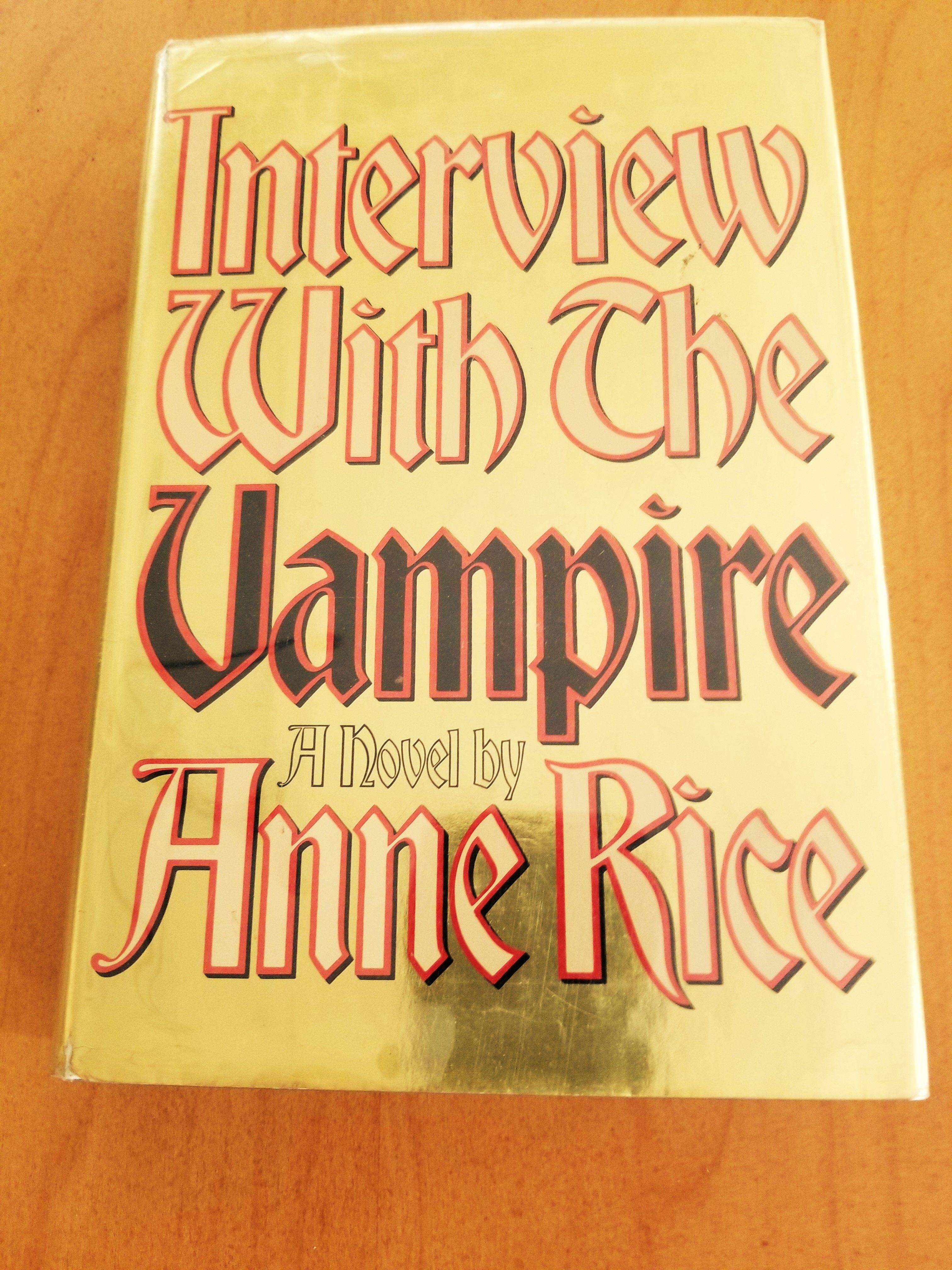 BIBLIO | Interview With A Vampire by Anne Rice | Very slight lean ...