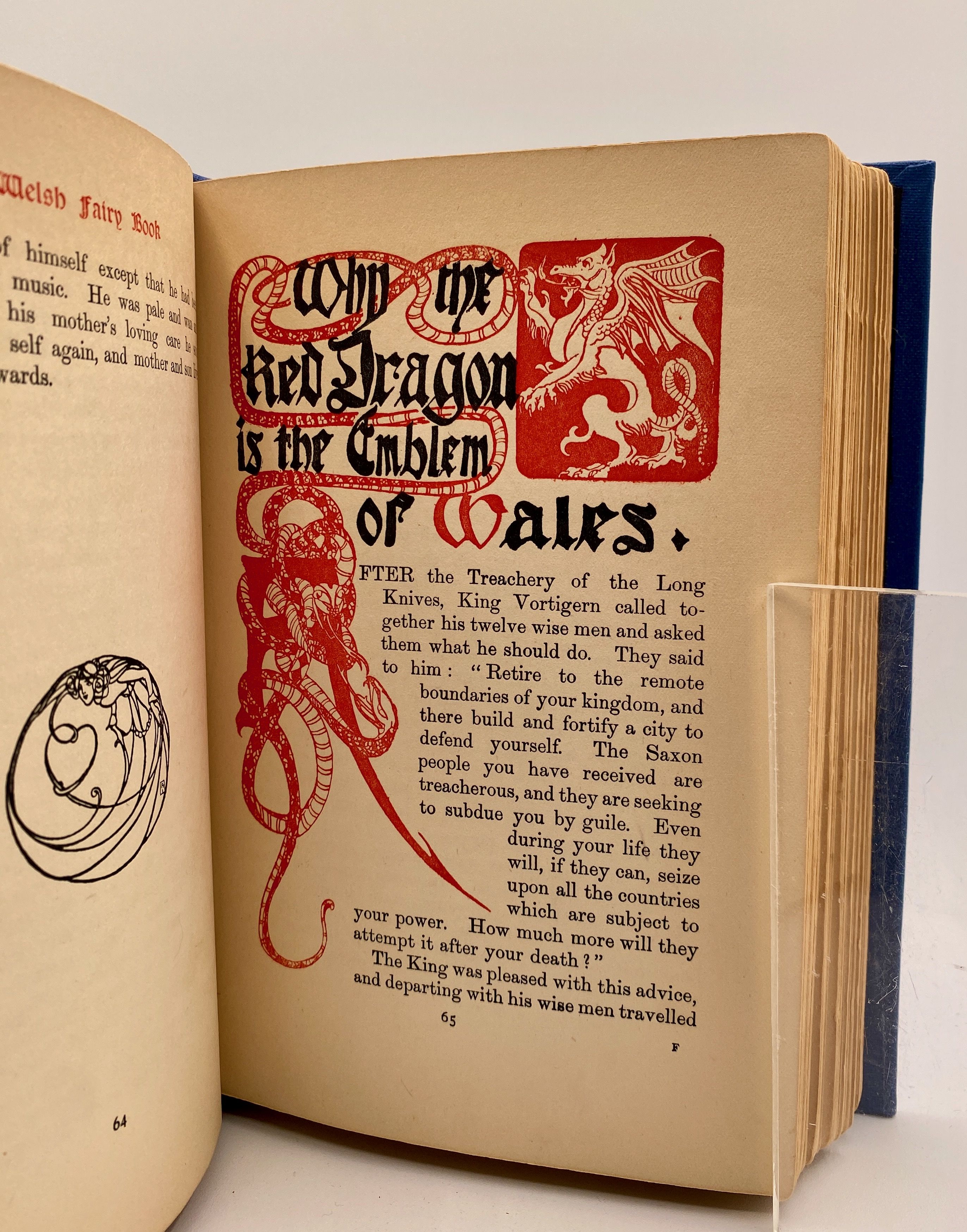 THE WELSH FAIRY BOOK. by Thomas, W. Jenkyn | Hardcover | 1908 | T ...