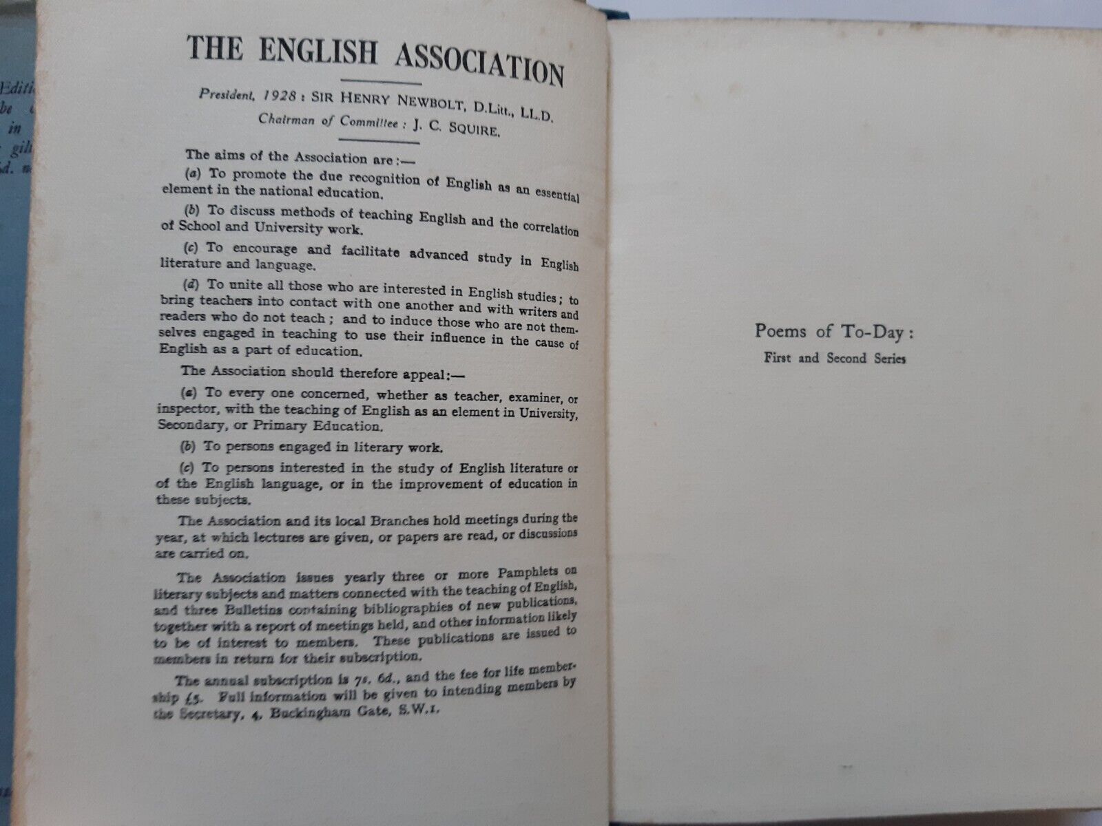 Poems of To-day: First and Second Series by By Various (including ...