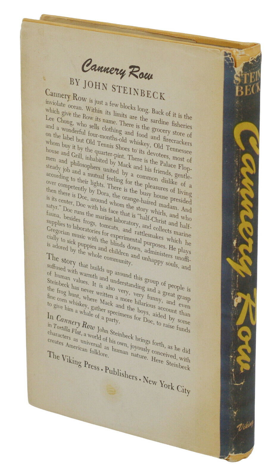 Cannery Row by Steinbeck, John | 1945 | The Viking Press | Biblio