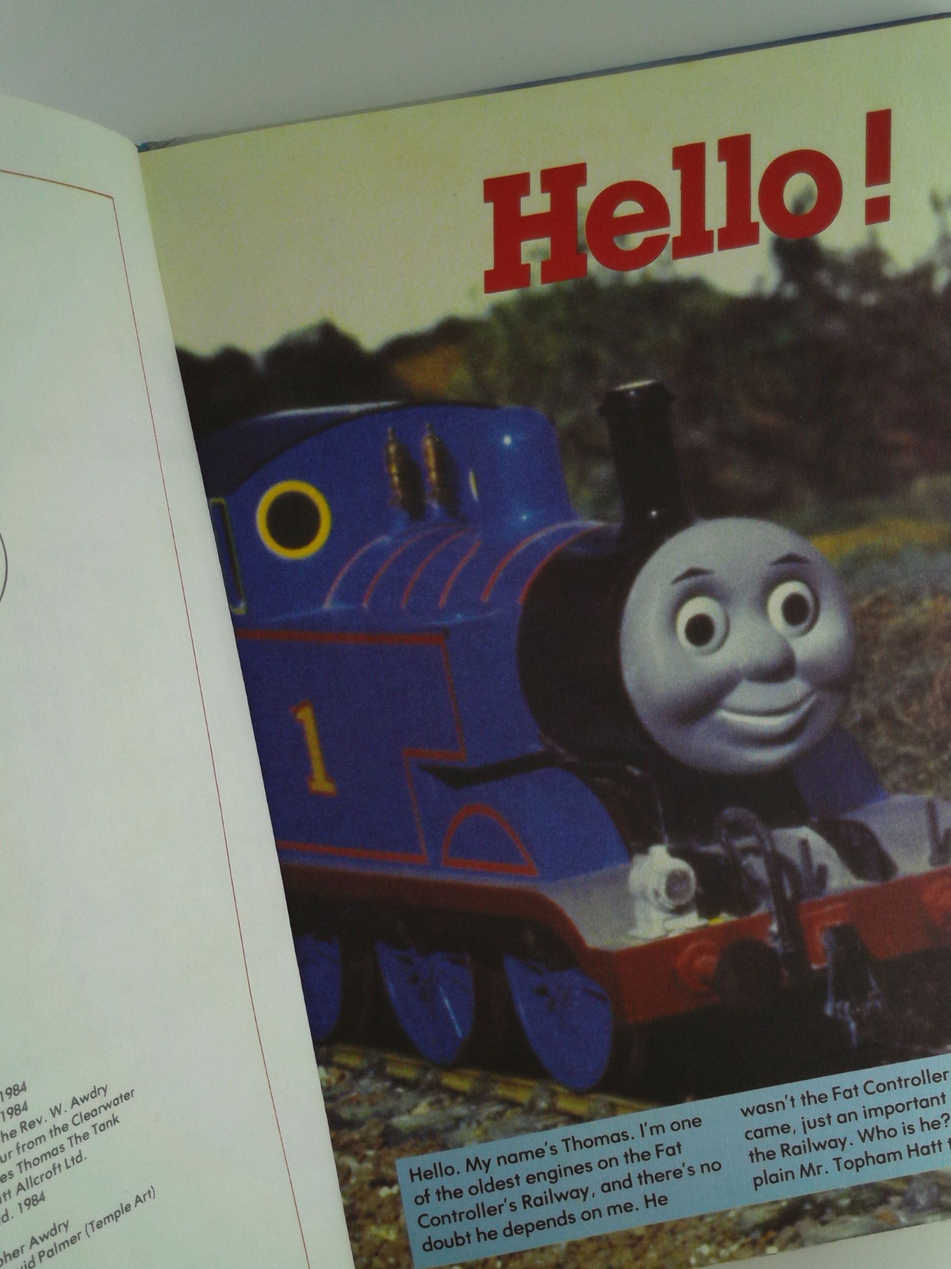 Thomas the Tank Engine and Friends Annual 1985 [Hardcover] Christopher ...