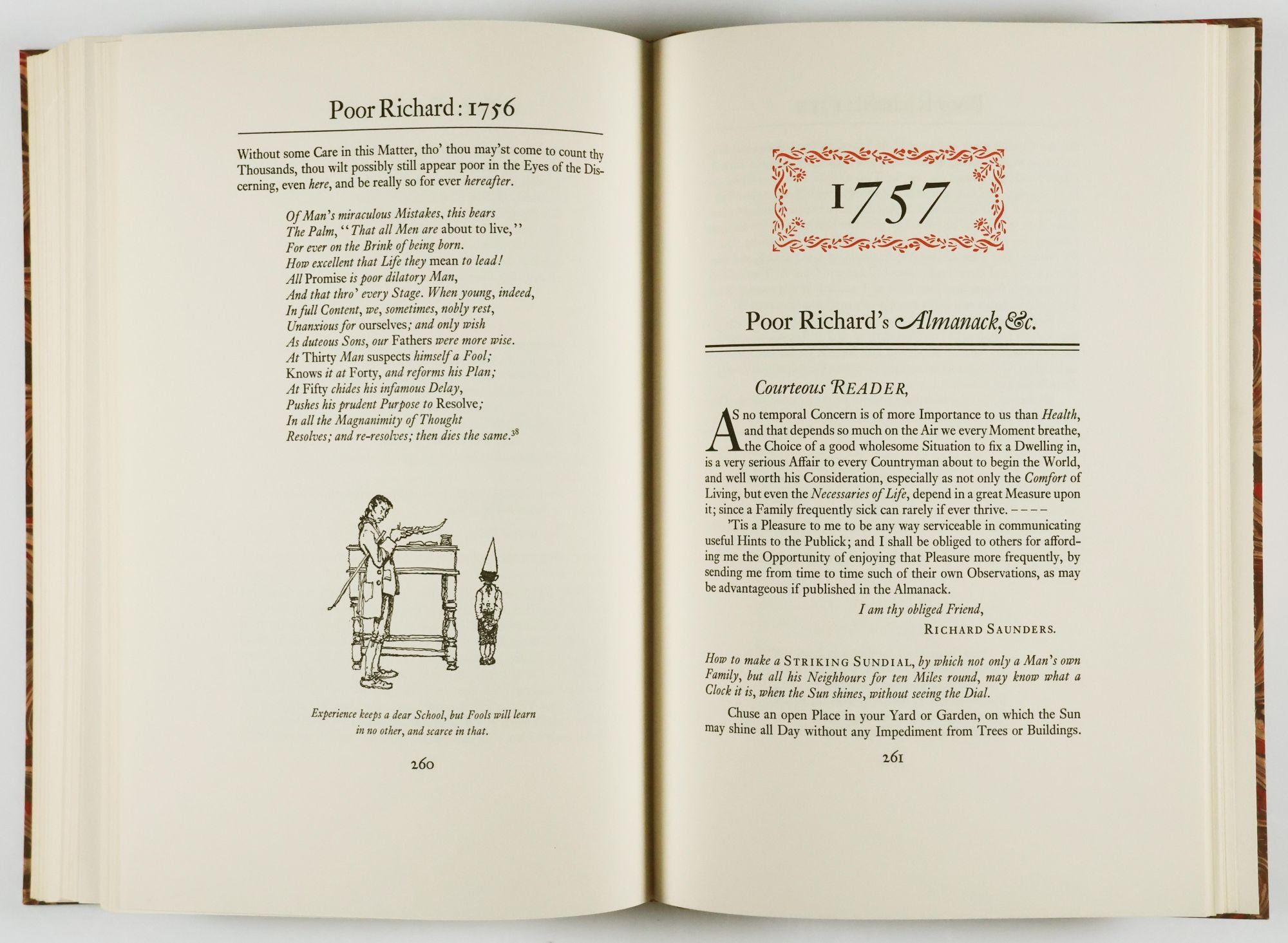 Poor Richard: The Almanacks for the Year 1733–1758 [SIGNED] by Saunders ...