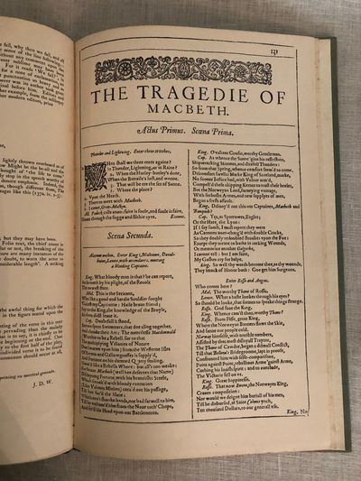 First Folio Macbeth