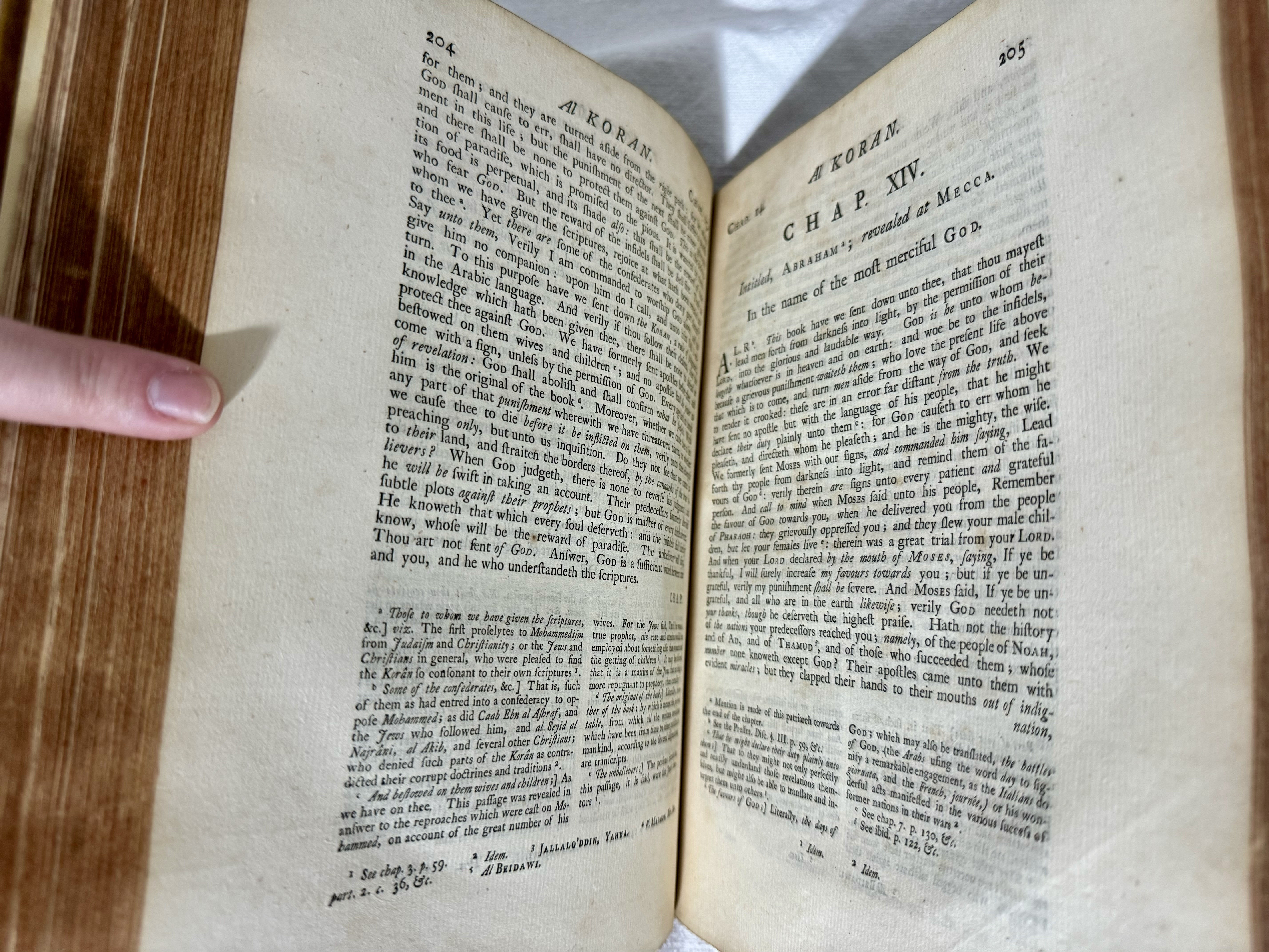The Koran, commonly called the Alcoran of Mohammed (First edition) by ...