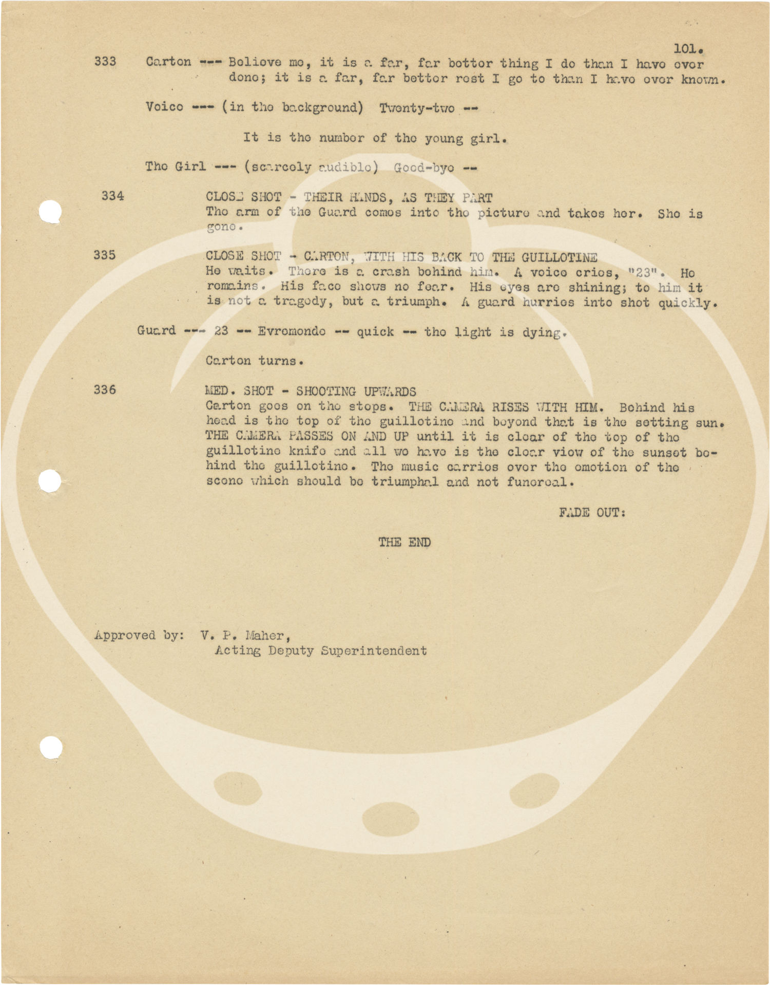 A Tale of Two Cities (Original screenplay for the 1935 film) by Jack ...