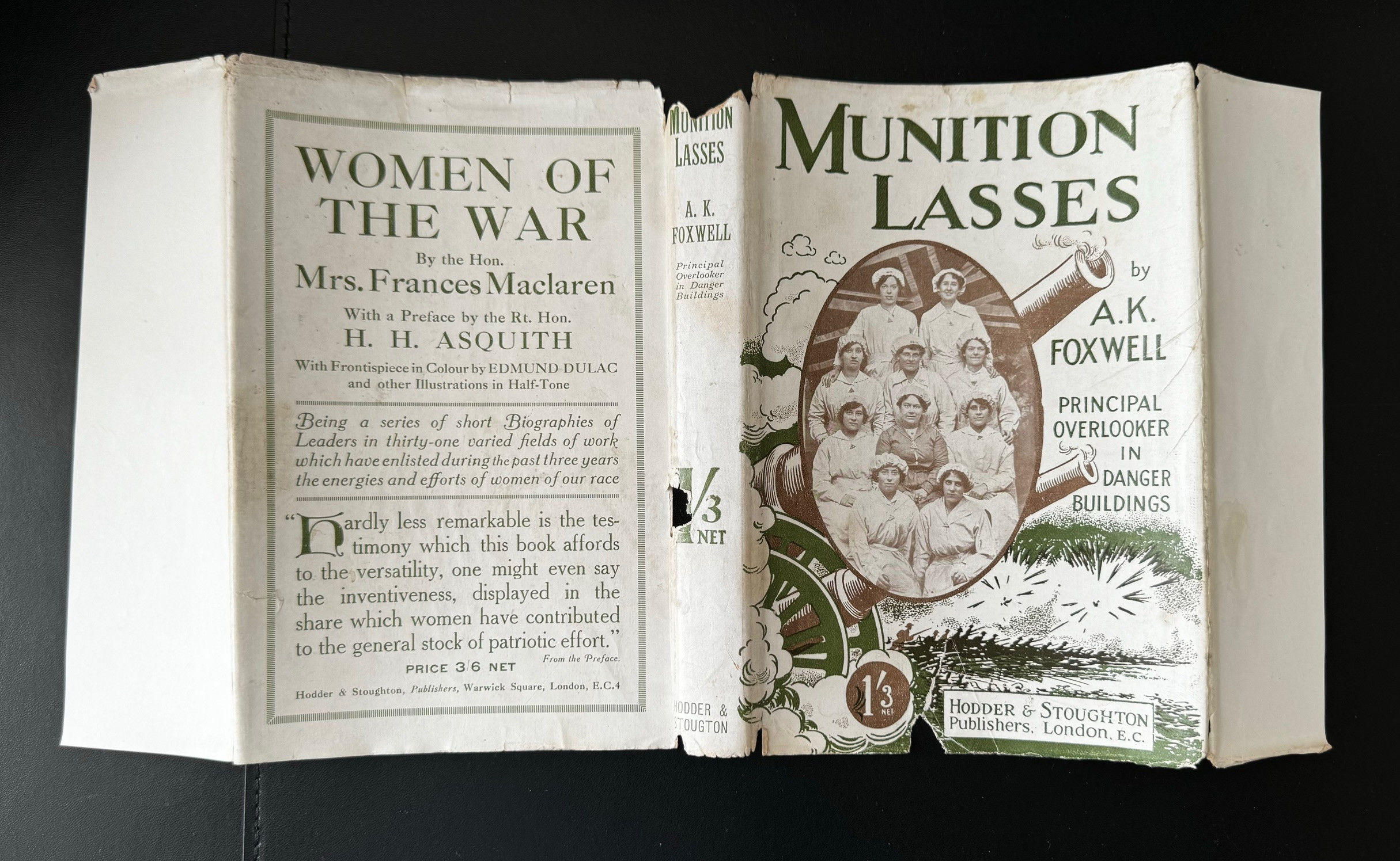 Munitions Lasses. Six Months as a Principal Overlooker in Danger ...