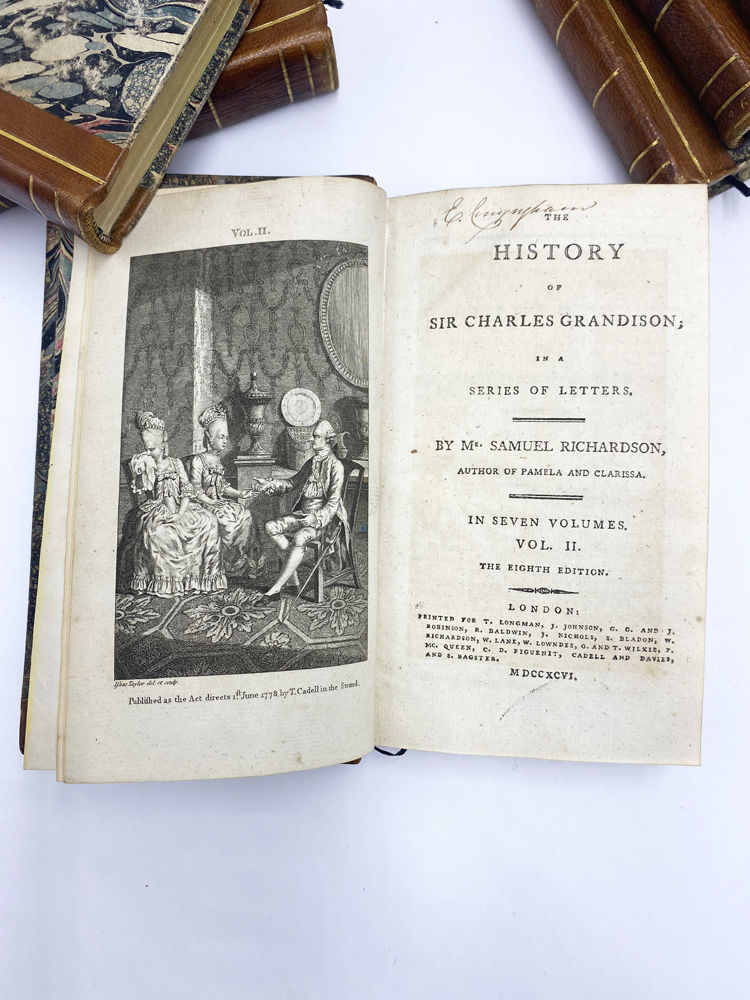 The History of Sir Charles Grandison; in a Series of Letters by Samuel ...