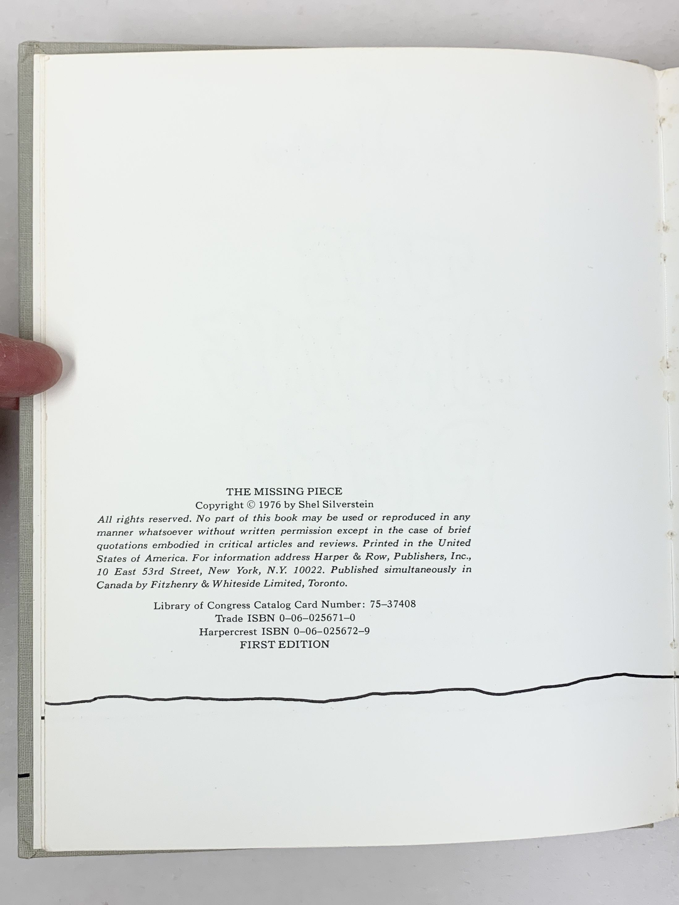 The Missing Piece by Silverstein, Shel | Hardcover | (1976) | Harper ...