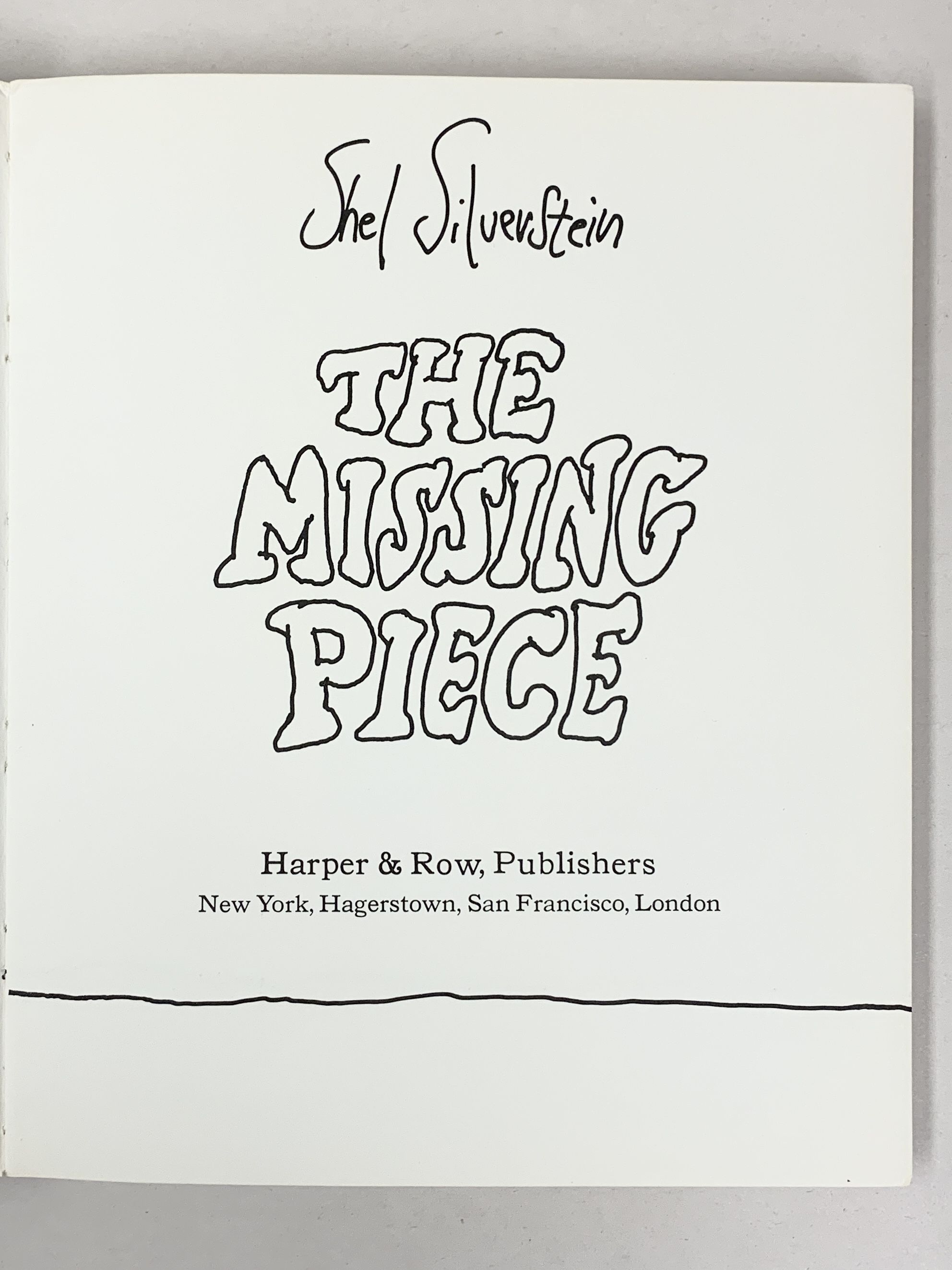 The Missing Piece by Silverstein, Shel | Hardcover | (1976) | Harper ...