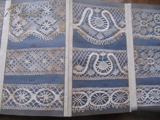 Hand-made Torchon Lace Sample Book, manufactured by JOHN H. CLARKE ...